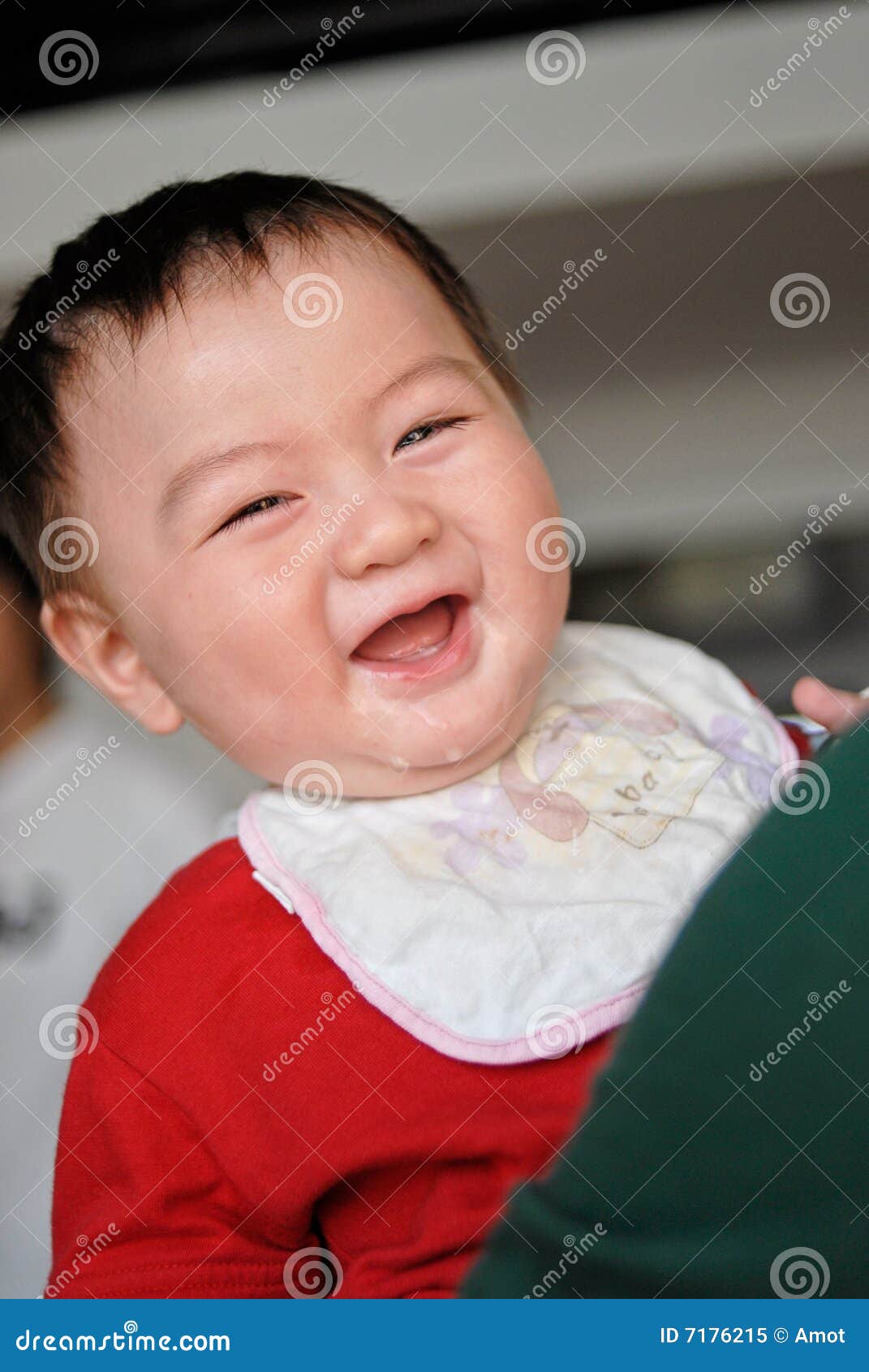 Chinese baby smiling stock image. Image of clean, asian - 7176215