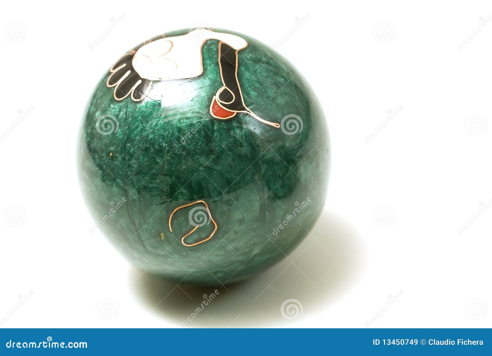 Chinese ball stock image. Image of sketch, chinese, ball - 13450749