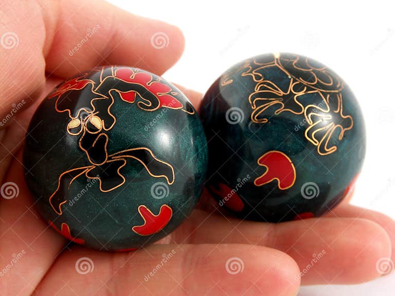 Chinese balls stock photo. Image of calming, clipping - 4000552