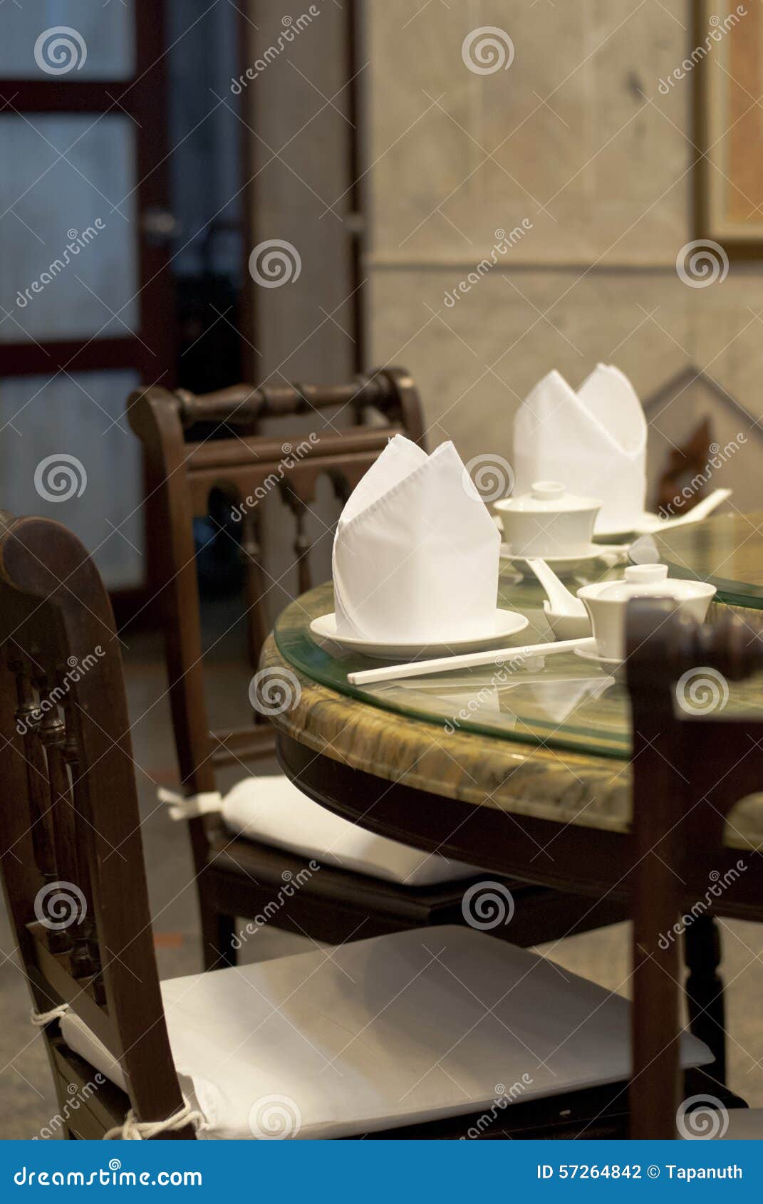 Chinese banquet setting stock photo. Image of cuisine - 57264842