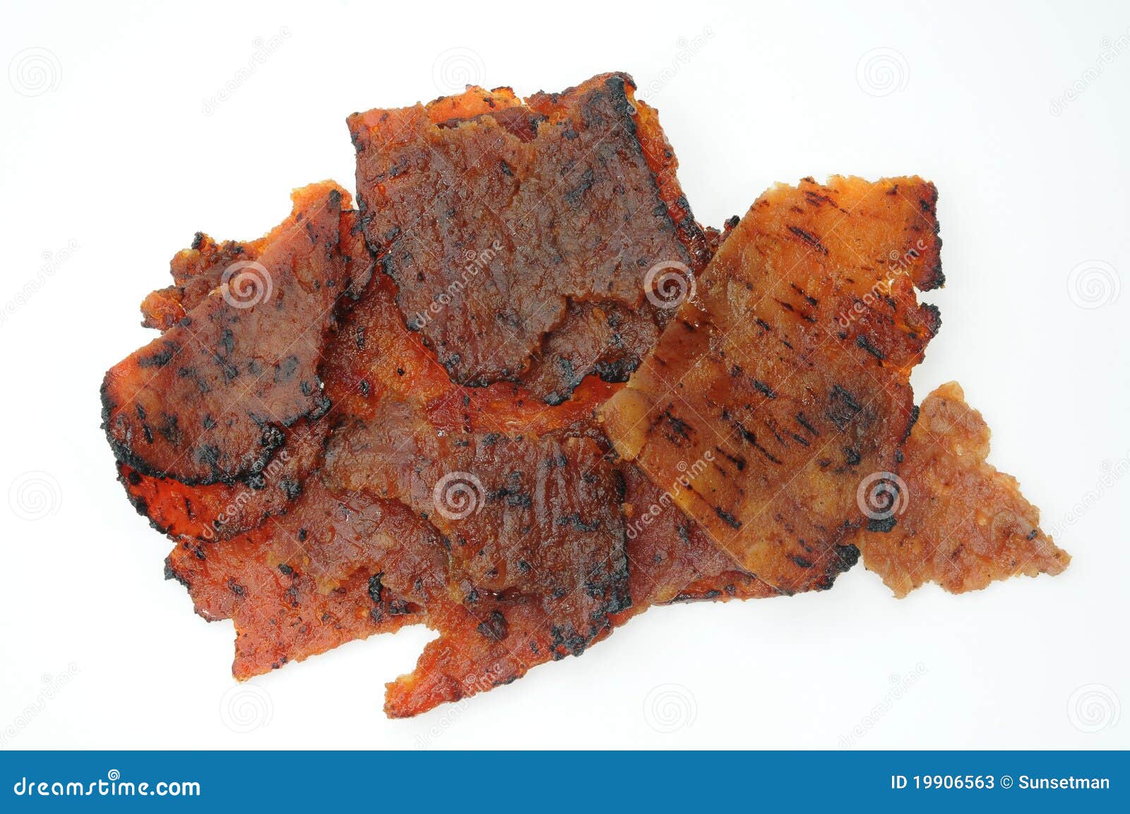 Chinese Barbecued Meat stock image. Image of crispy, orient - 19906563