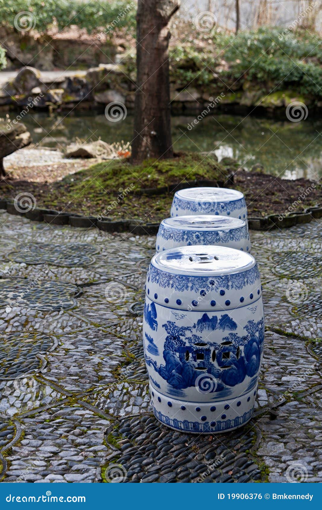 Chinese barrels stock photo. Image of decorative, ceramic - 19906376