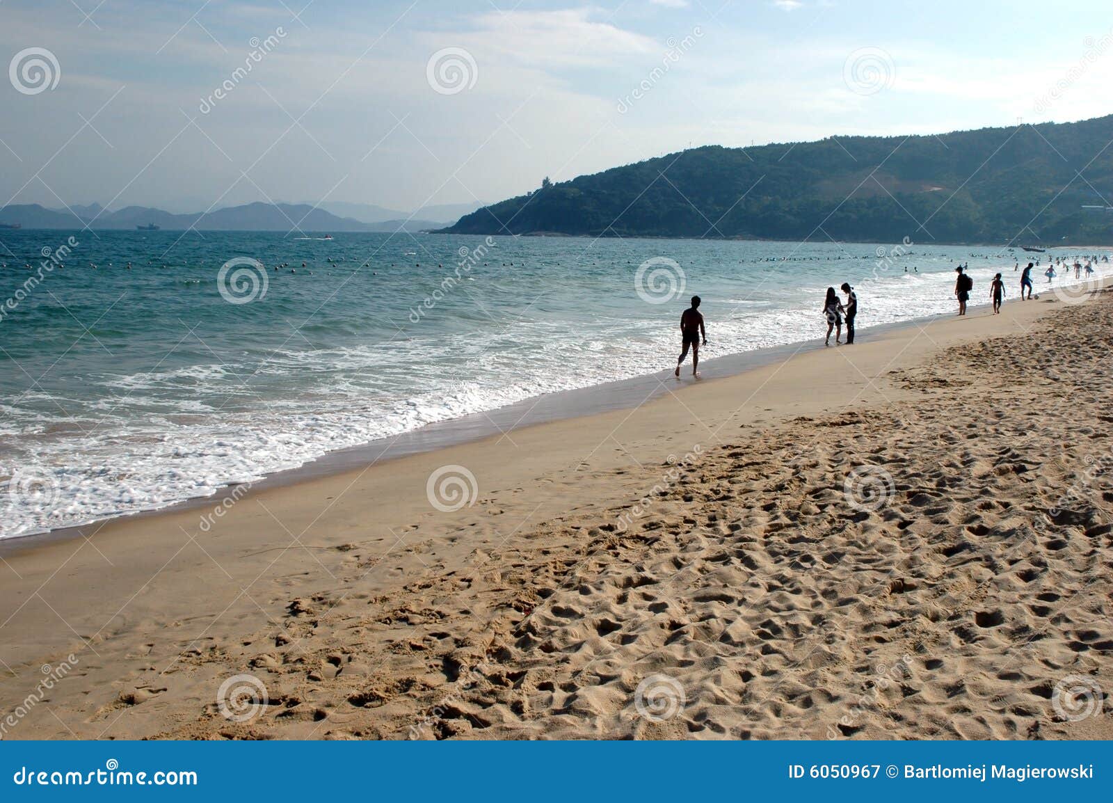 Chinese beach - Shenzhen stock image. Image of seaside - 6050967
