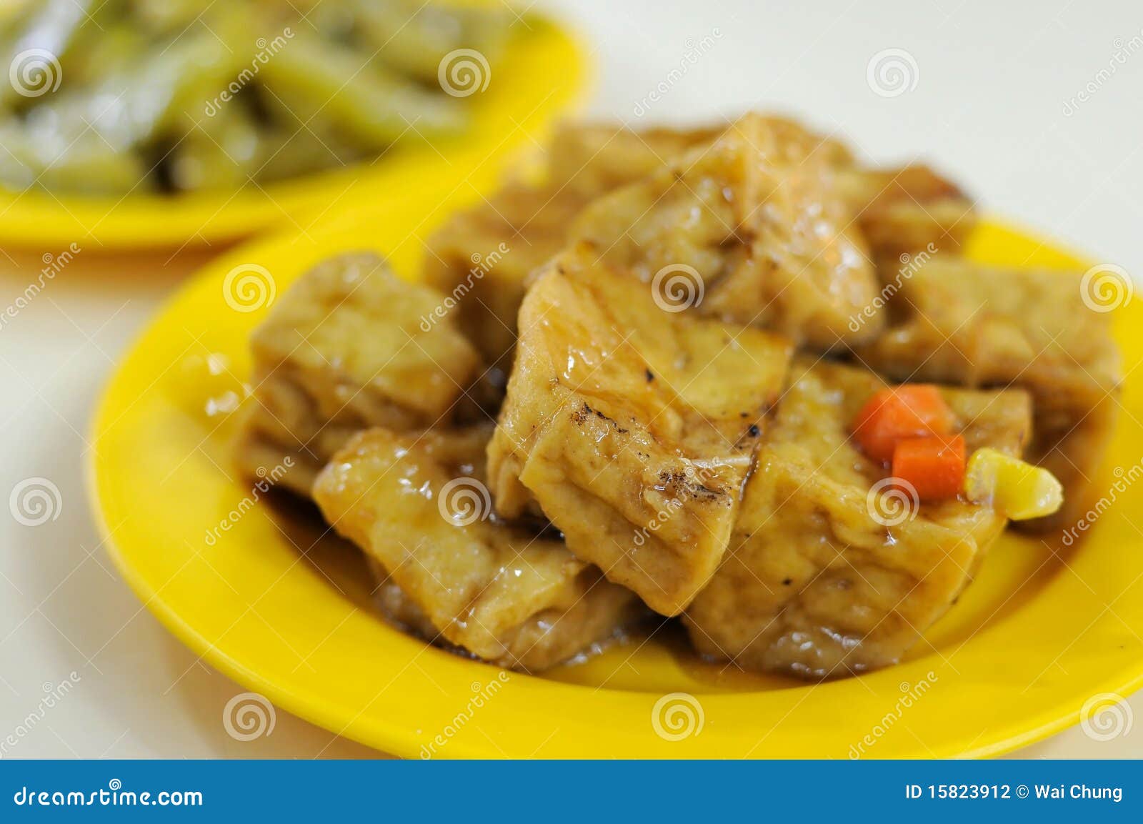 Chinese bean curd delicacy stock photo. Image of golden - 15823912
