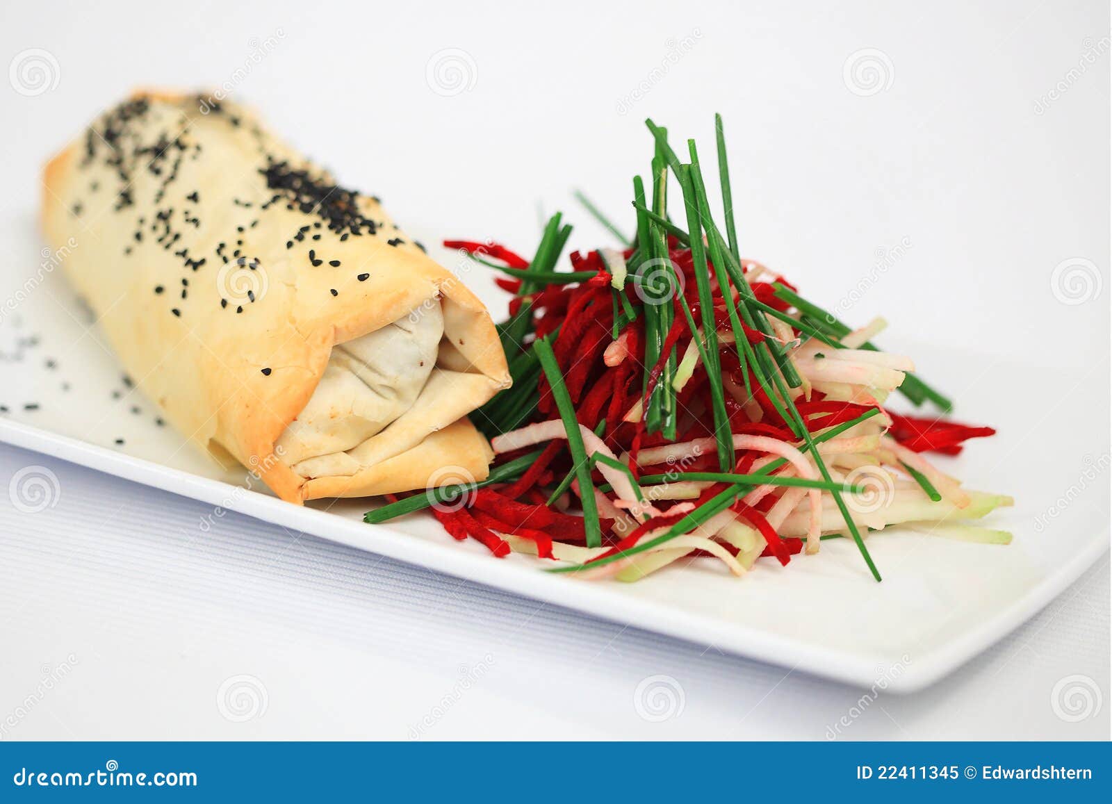 Chinese Beef Steak Rolls stock image. Image of fried - 22411345