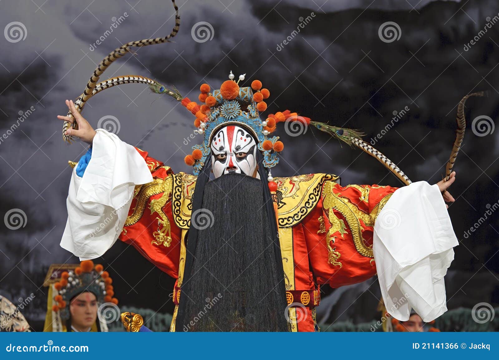 Chinese Beijing Opera Performer Editorial Photo - Image of headdress ...