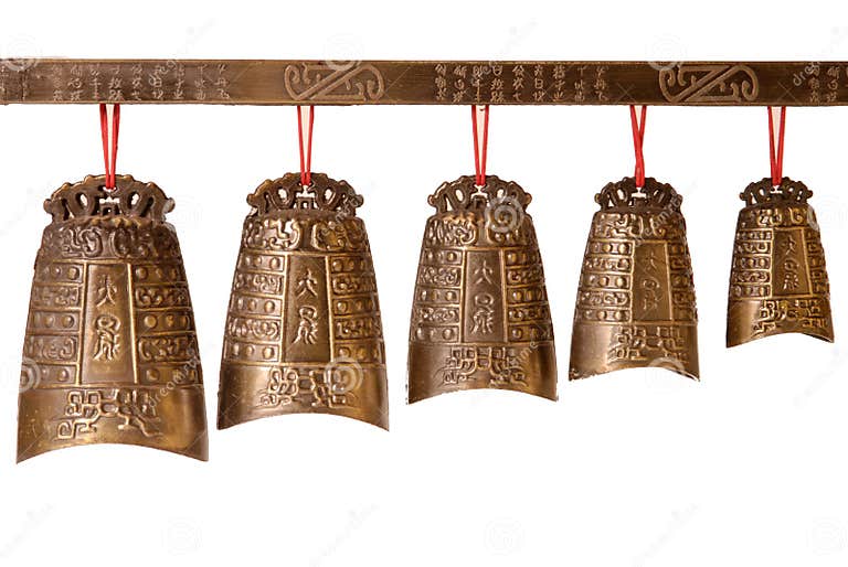 Chinese bell stock image. Image of crafts, building, eastern - 9372829