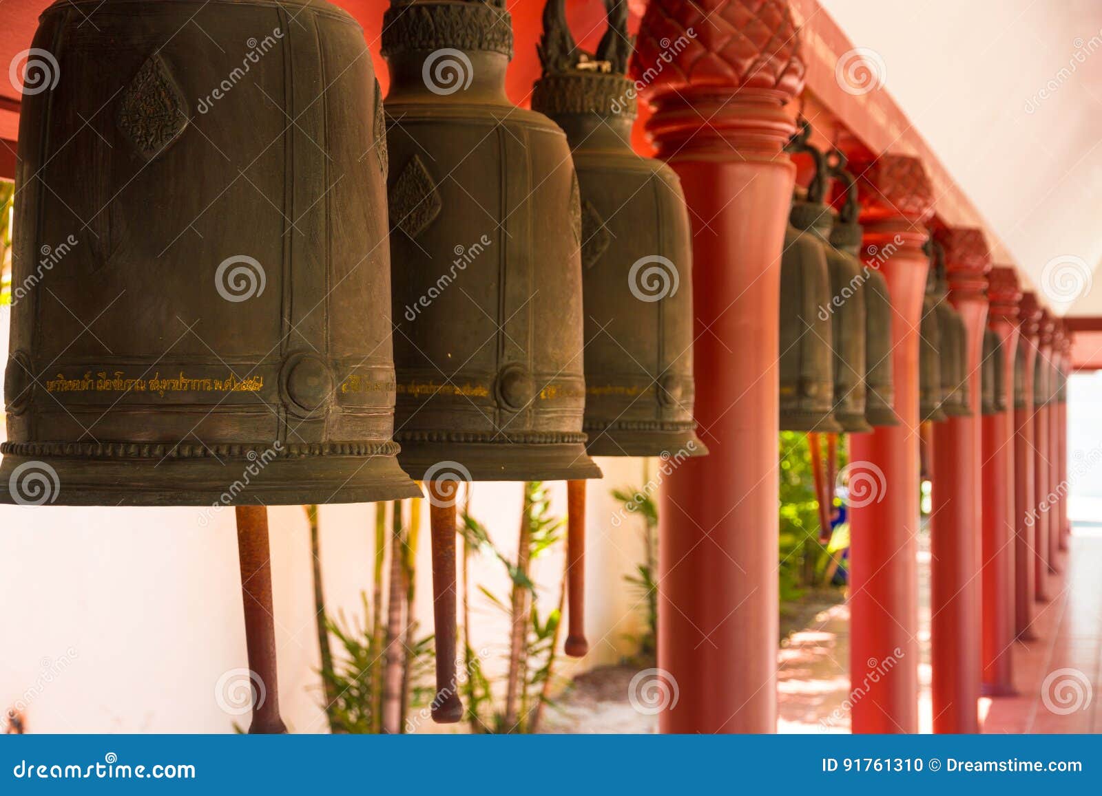 Chinese Bells stock photo. Image of religious, chinese - 91761310