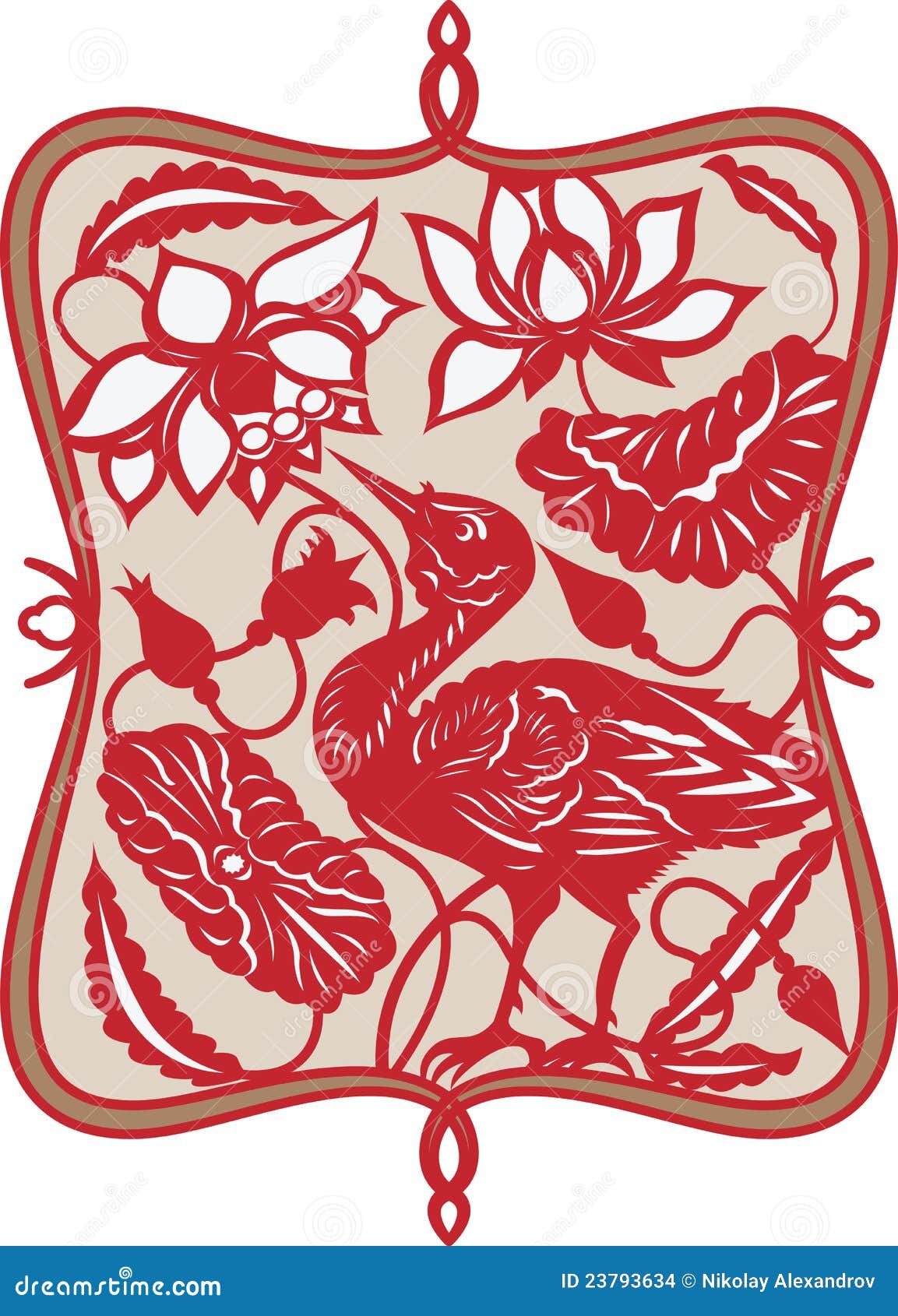 Chinese Bird Drawing Stock Photography | CartoonDealer.com #21969884