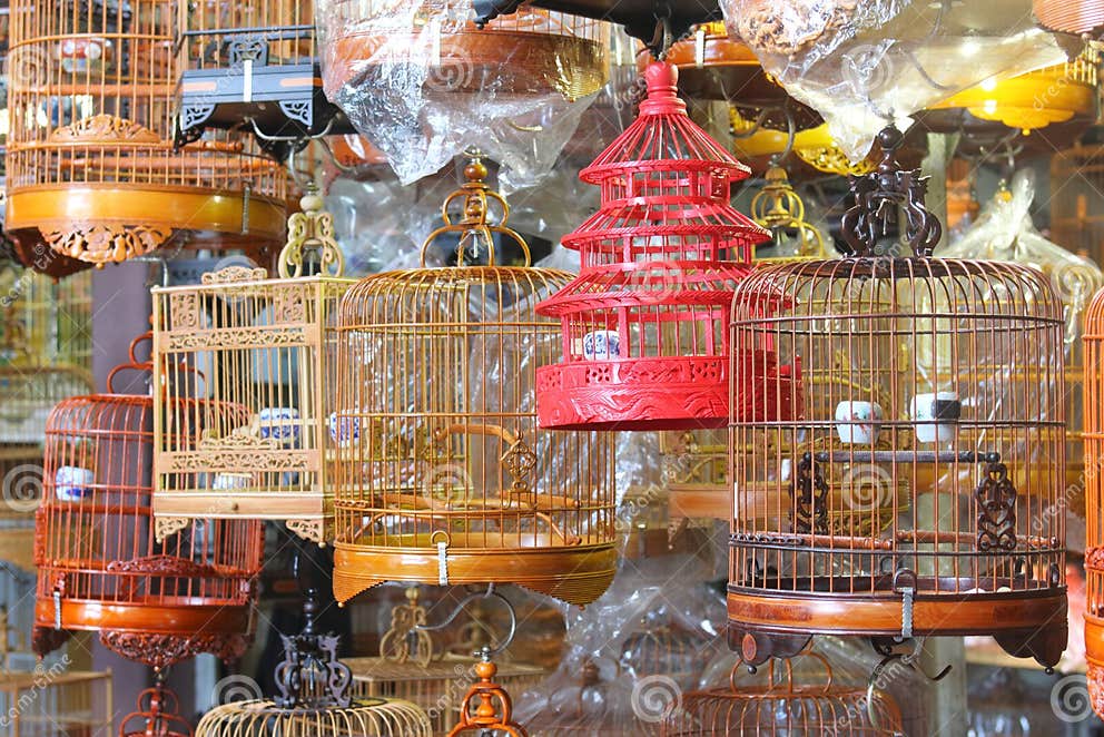 Chinese Bird Cage stock photo. Image of style, selling - 33621442