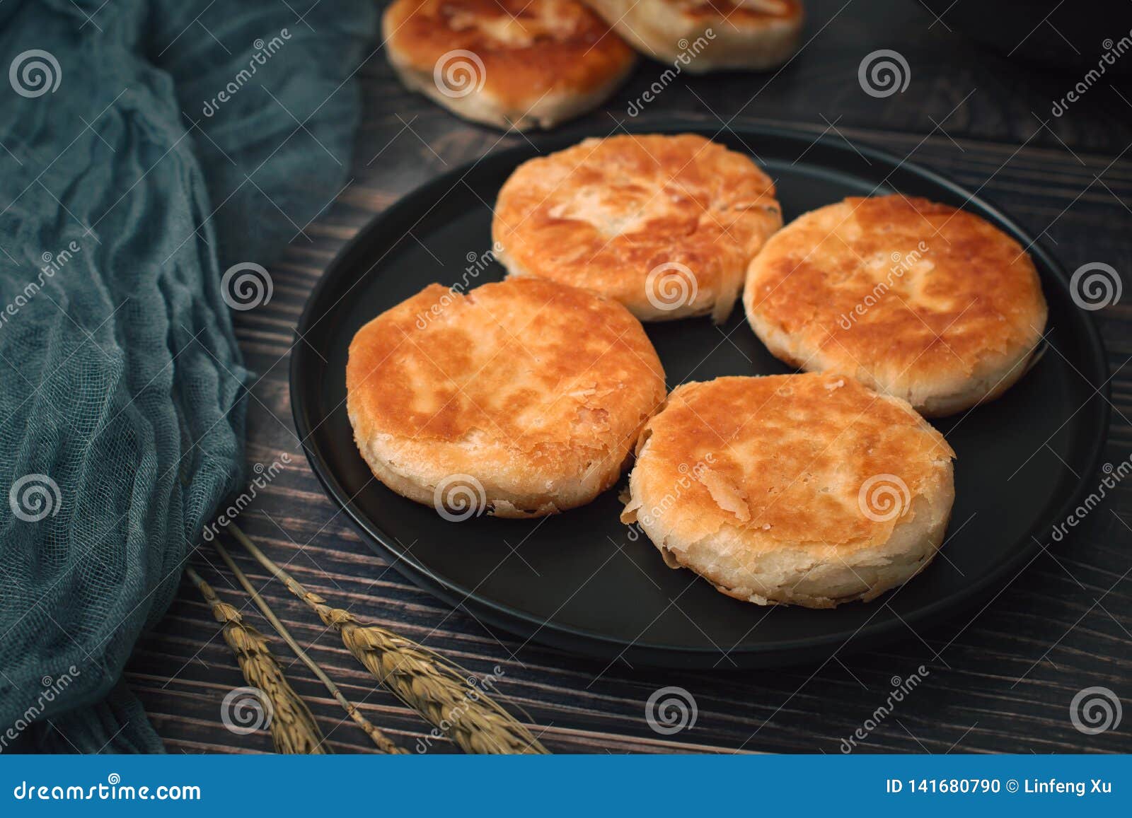 Chinese Biscuits stock photo. Image of snacks, wheat - 141680790