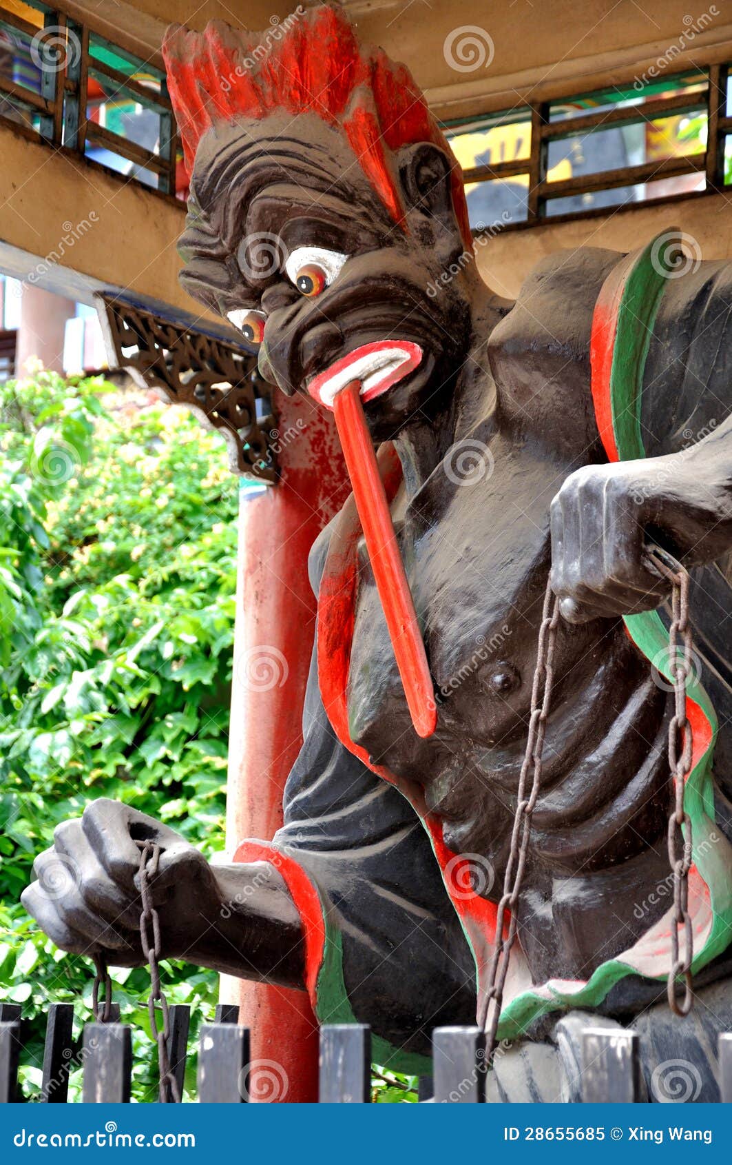 Chinese Black Ghost Messenger Stock Image - Image of faith, chinese ...