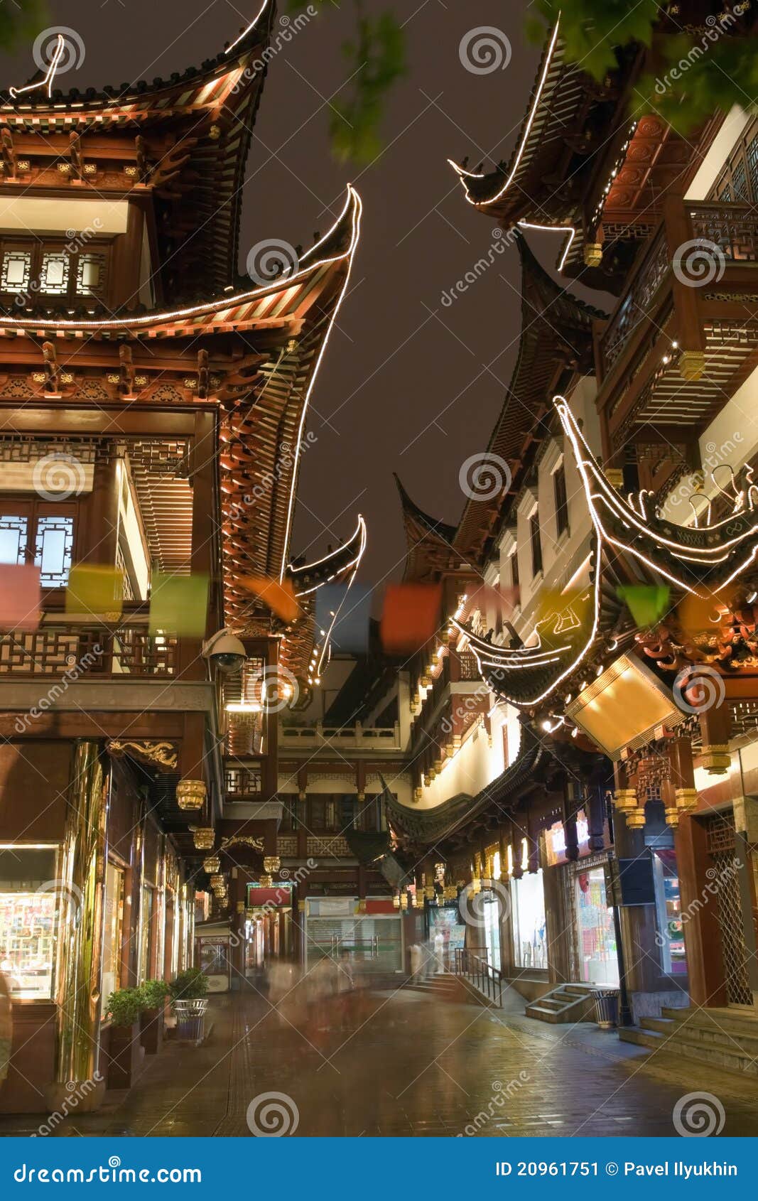 Chinese block in Shanghai stock image. Image of life - 20961751