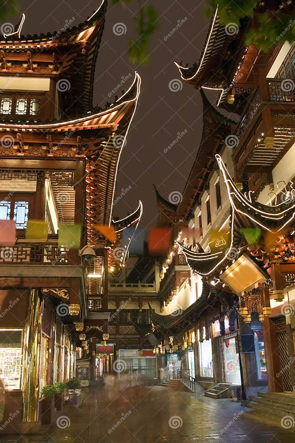 Chinese block in Shanghai stock image. Image of life - 20961751