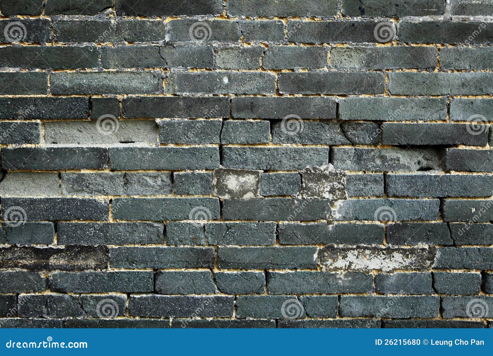 Chinese blue bricks wall stock photo. Image of orange - 26215680