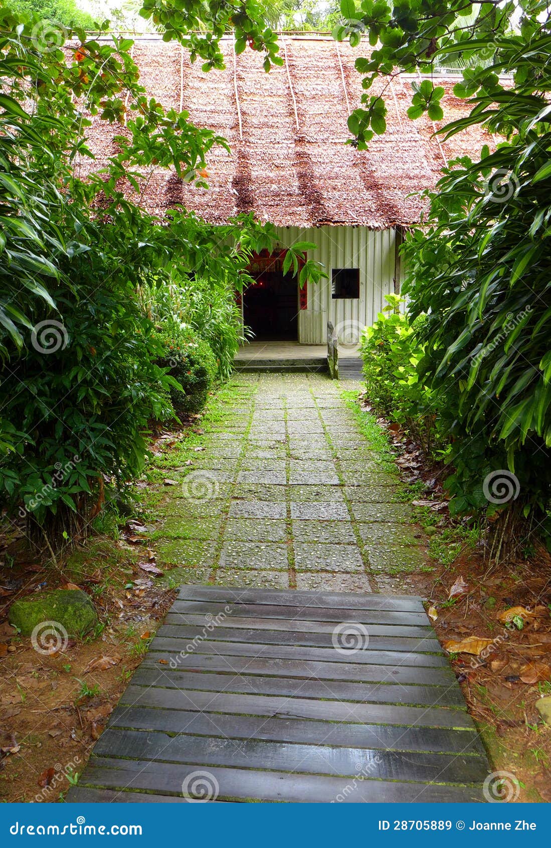 Chinese Boerderijarchitectuur in Keerkringen Stock Afbeelding - Image ...