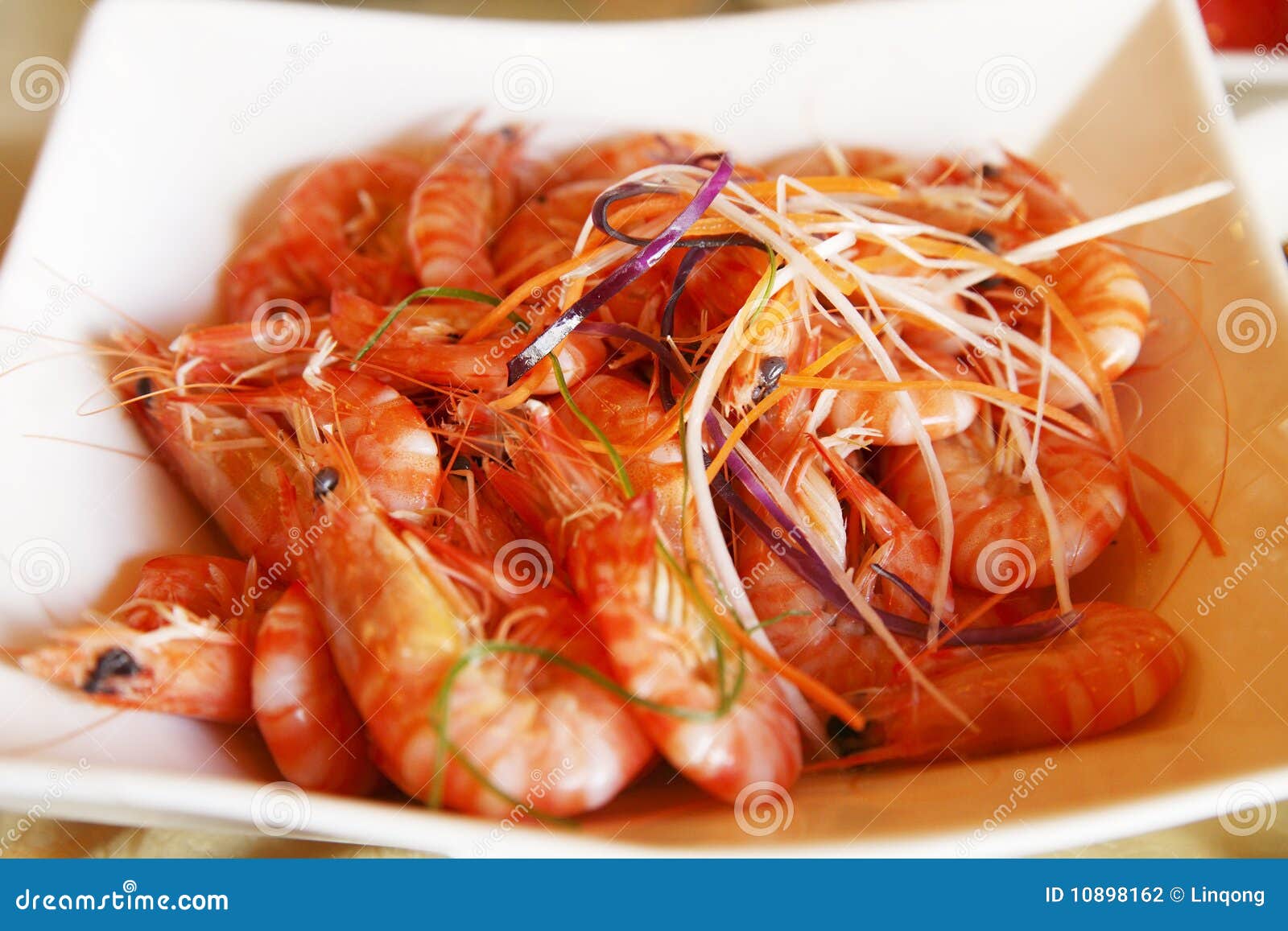 Chinese boiled shrimp stock photo. Image of crustacean - 10898162