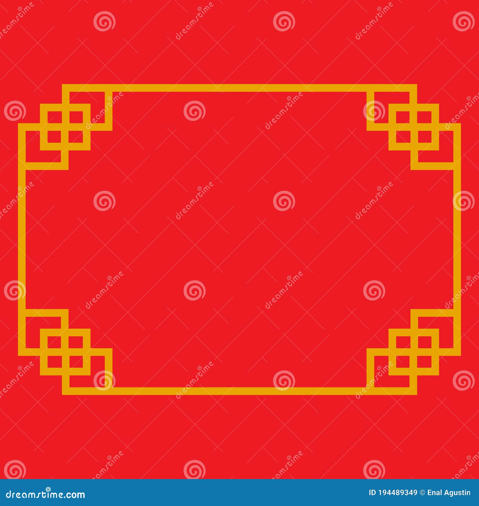 Chinese Border Frame Design Vector Stock Vector - Illustration of ...