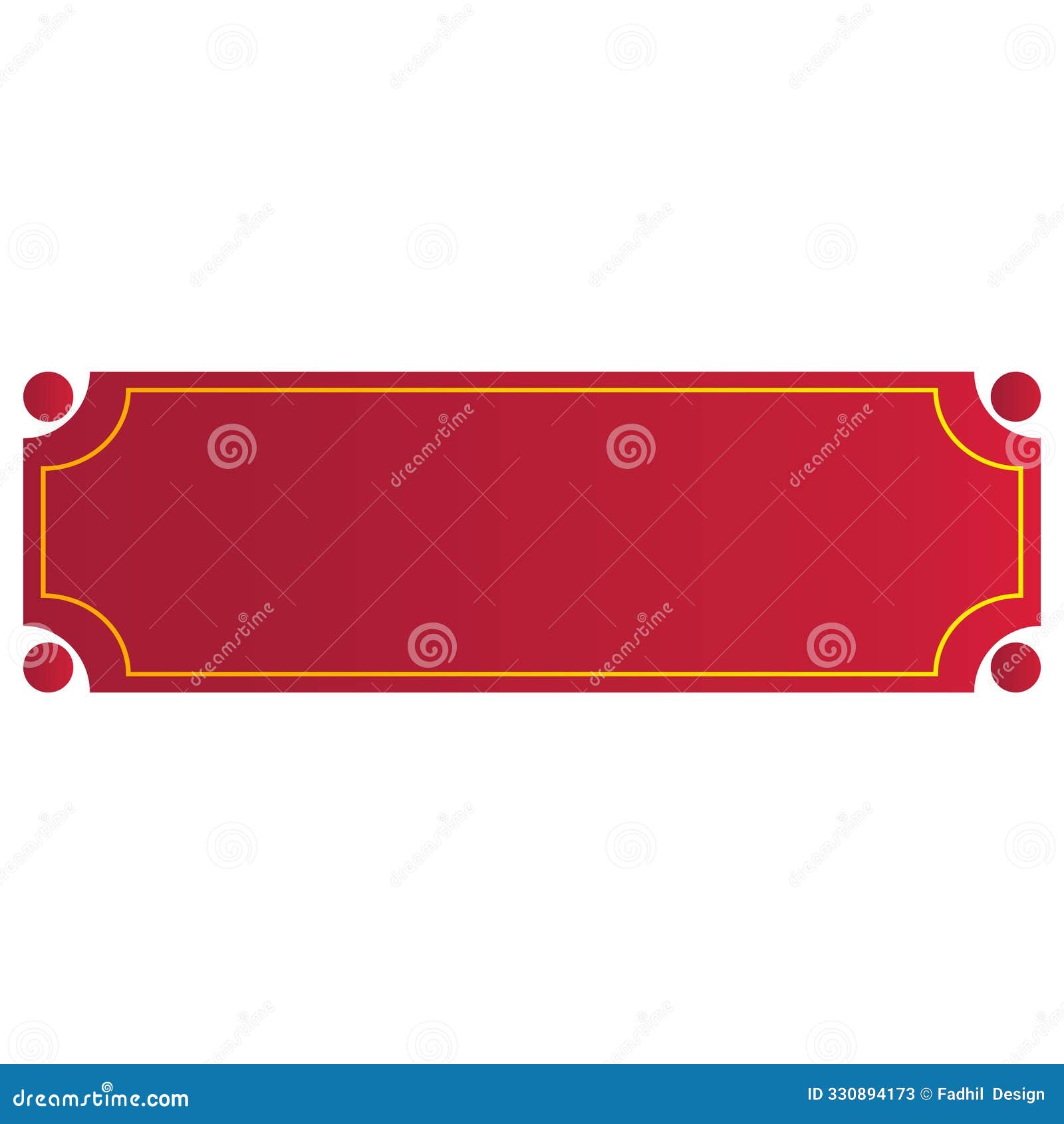 Chinese Border Illustration Isolated on White Background. Vector ...