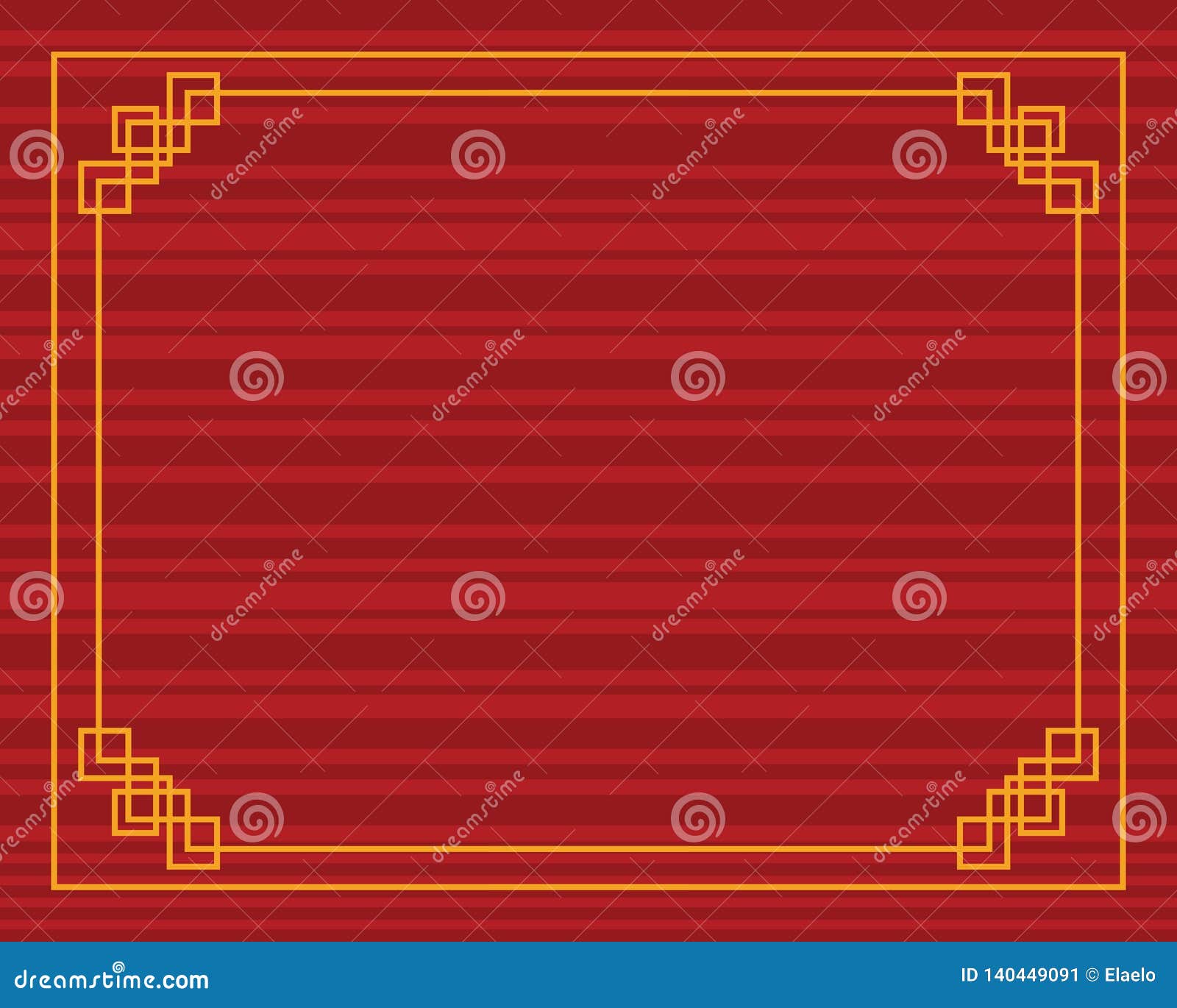 Chinese border design stock vector. Illustration of pattern - 140449091