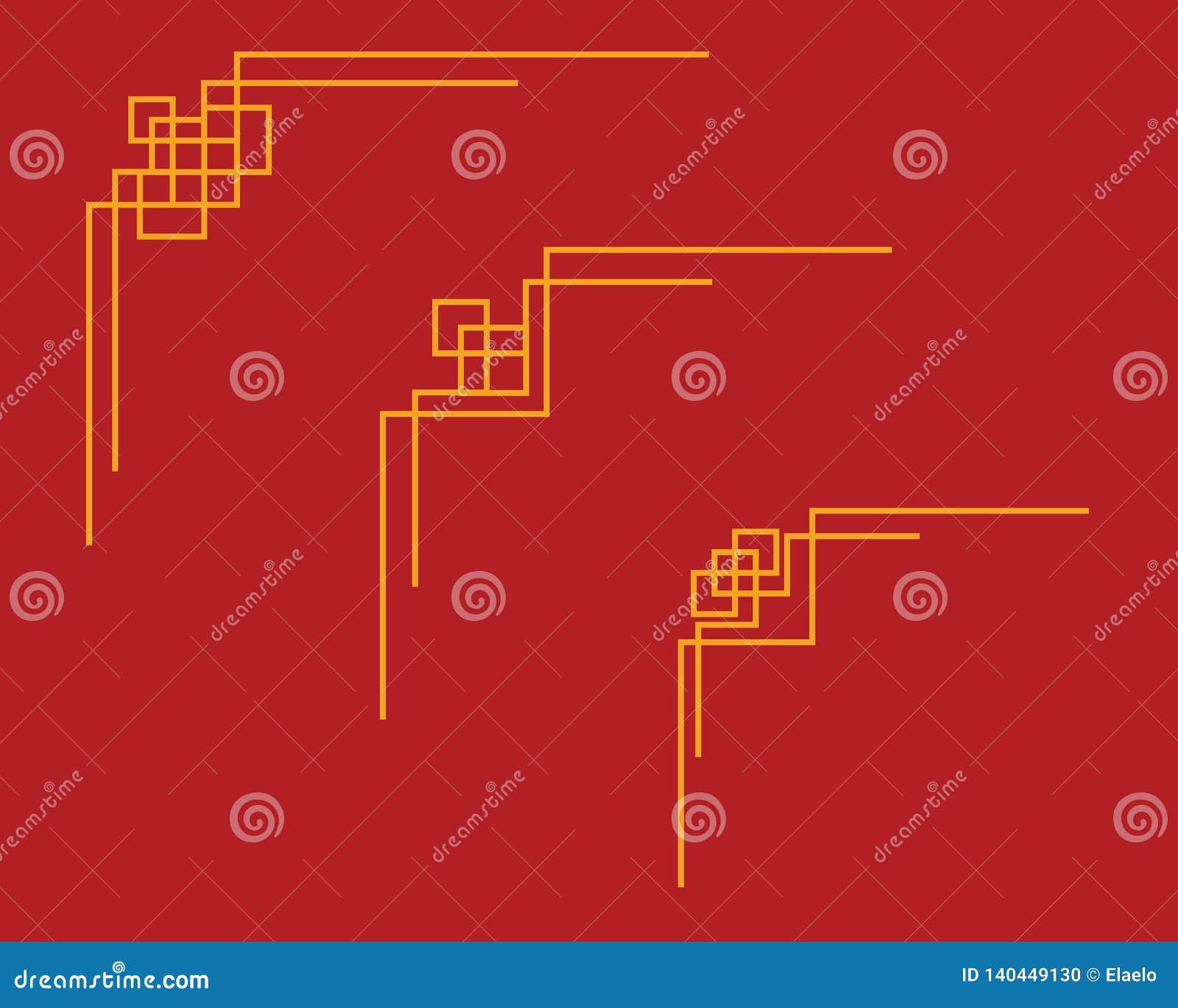 Chinese border design stock vector. Illustration of border - 140449130