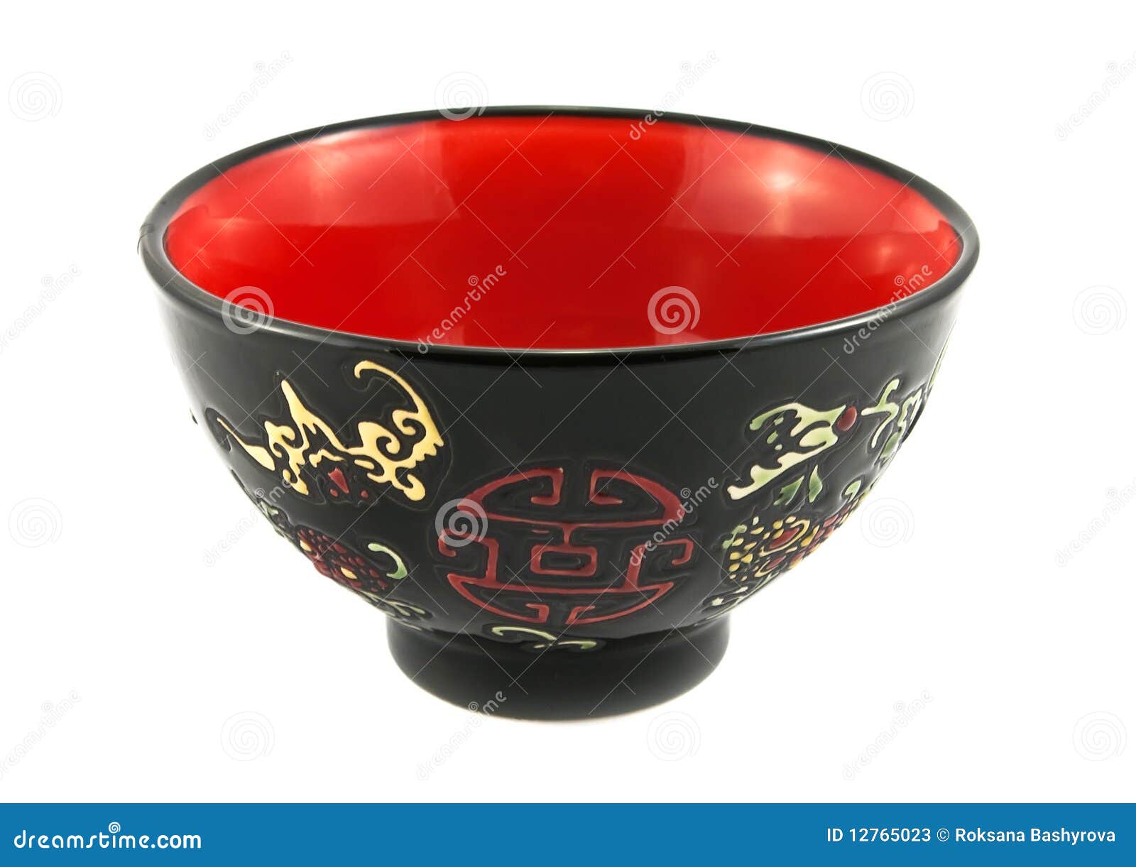 Chinese bowl stock image. Image of ornamental, ceramics - 12765023