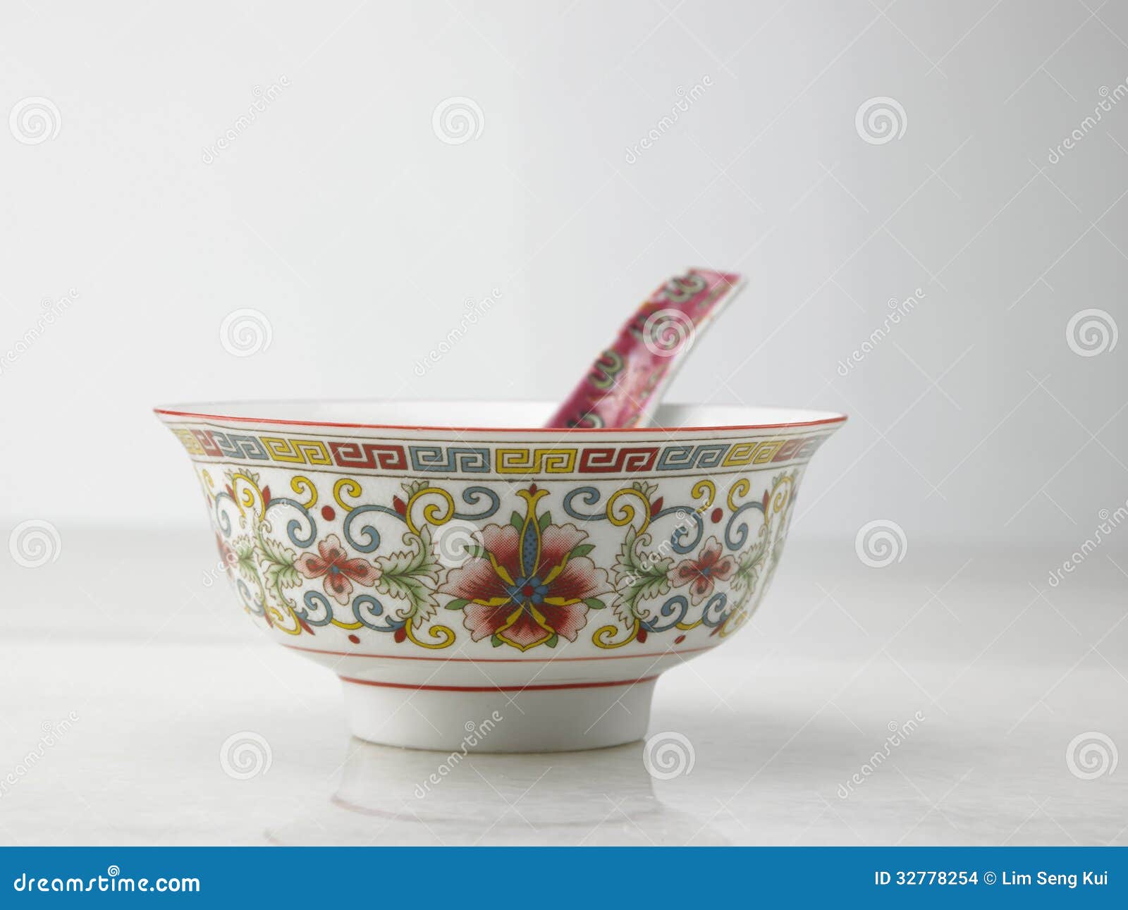 Chinese bowl stock photo. Image of design, reflection - 32778254