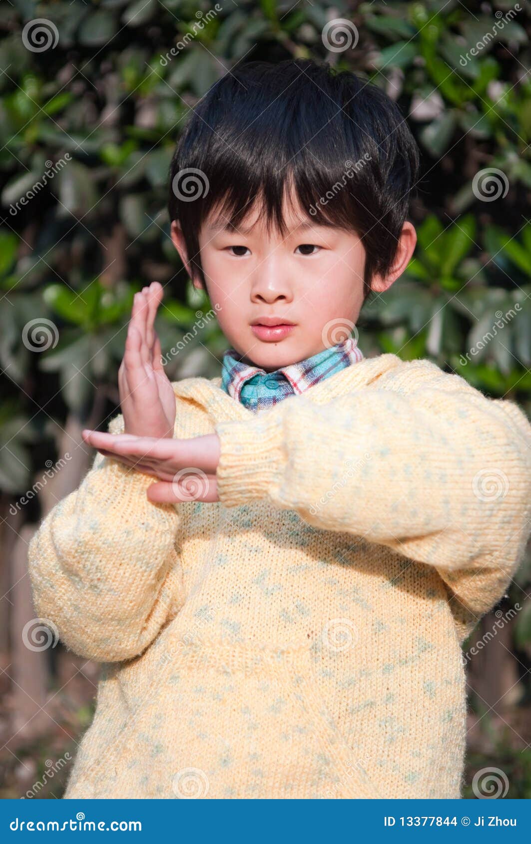 Chinese boy stock photo. Image of preschool, cute, thinking - 13377844