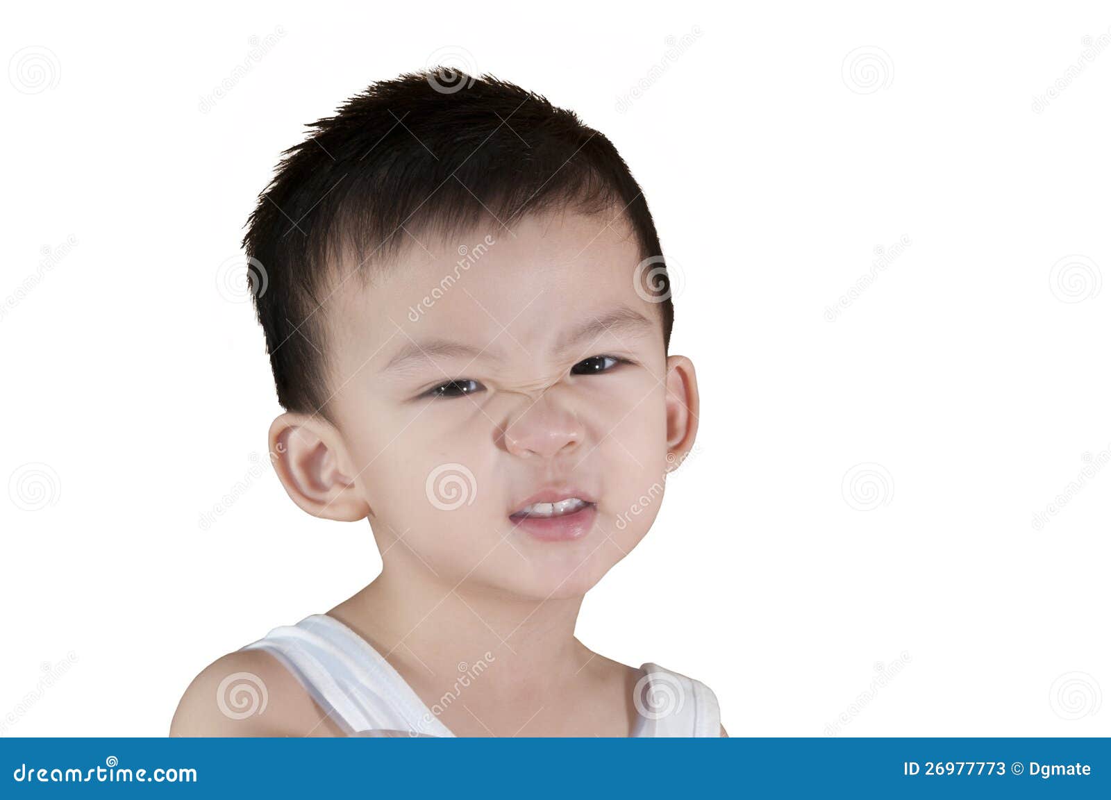 Angry Chinese Boy stock image. Image of smiling, kids - 26977773