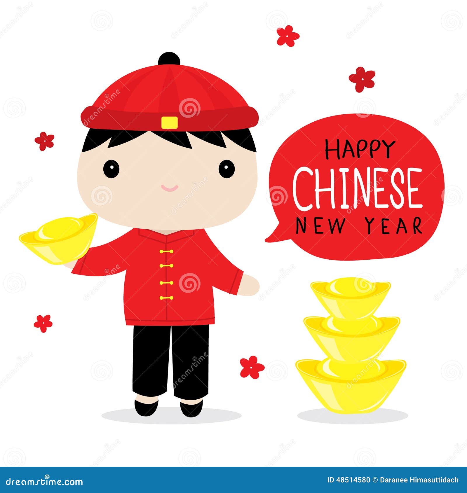 Chinese Man Cartoon Emotion Faces Vector Illustration | CartoonDealer ...
