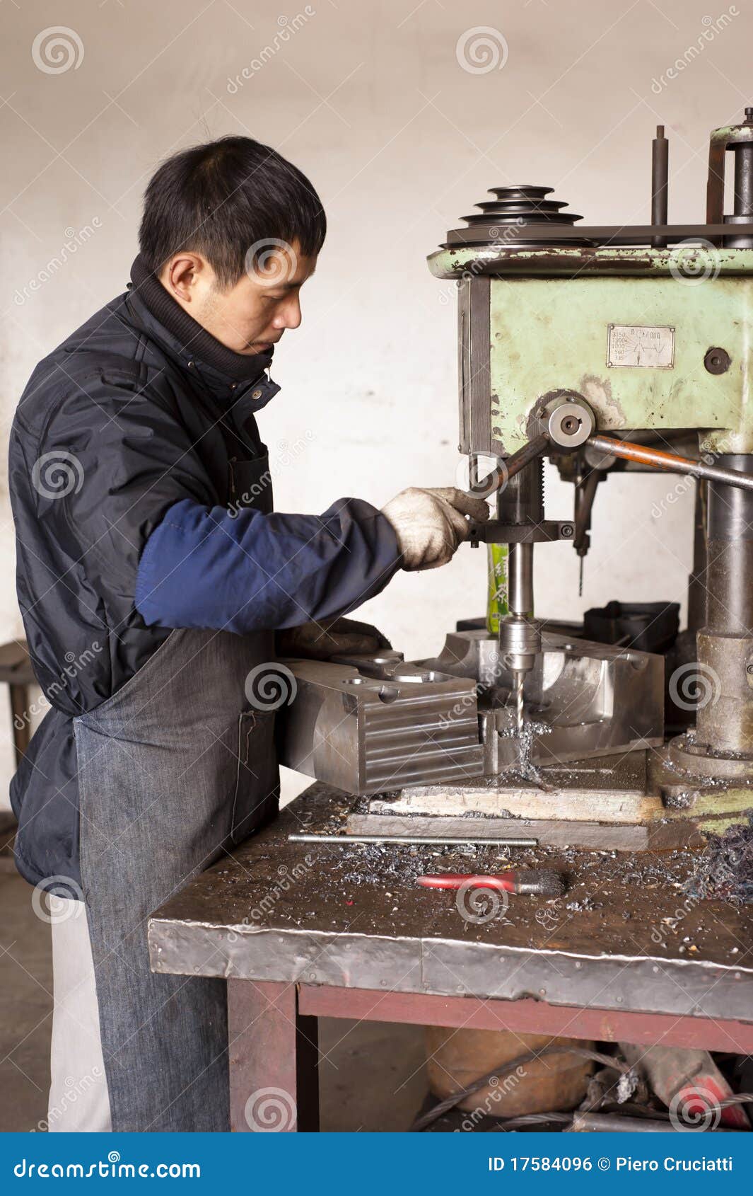 Chinese Boy Working in a Factory Editorial Photo - Image of working ...