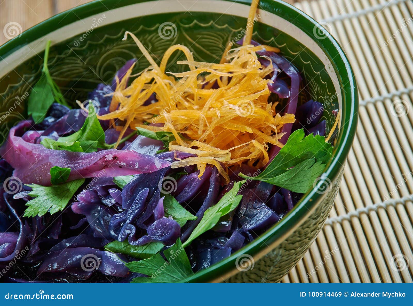 Chinese Braised Red Cabbage Stock Image - Image of dish, nutrition ...