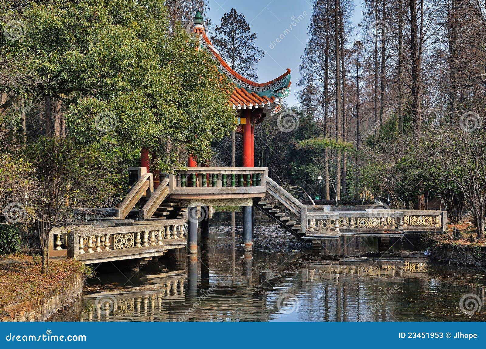Chinese bridge stock image. Image of chinese, stone, design - 23451953