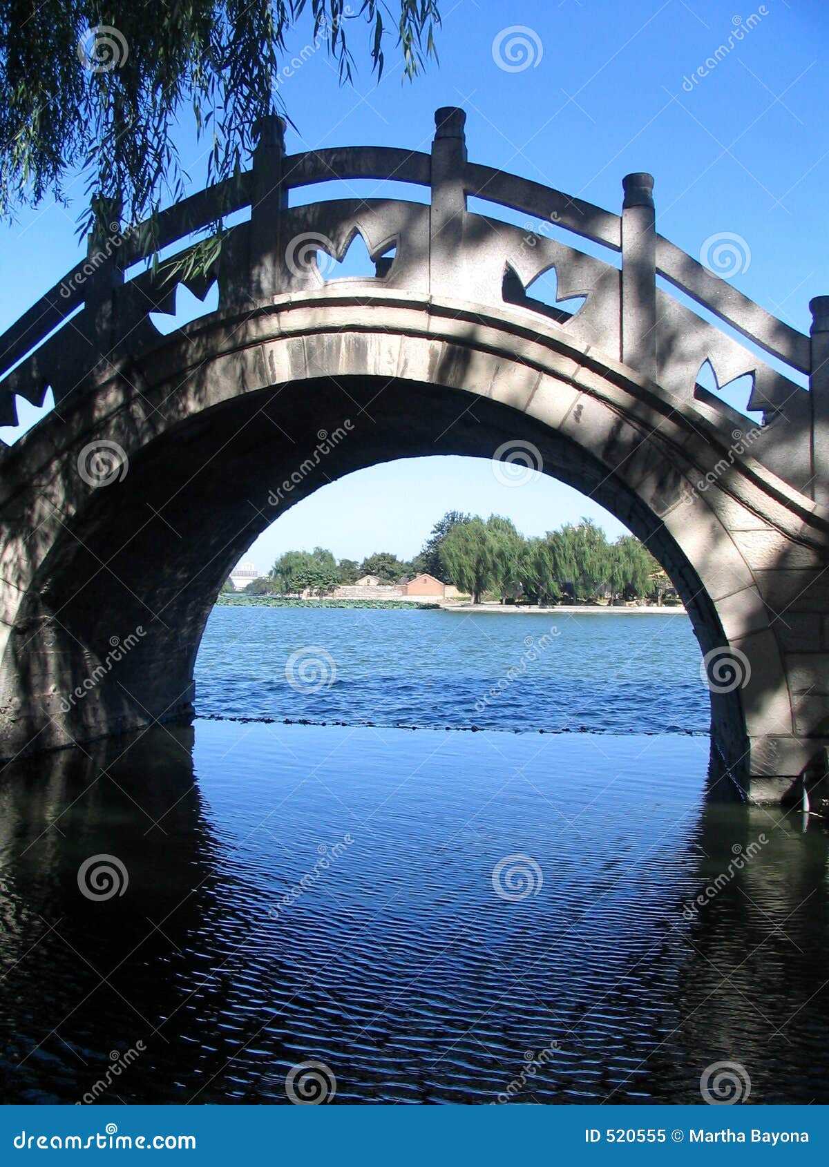 Chinese Bridge stock image. Image of structural, flow, torrent - 520555