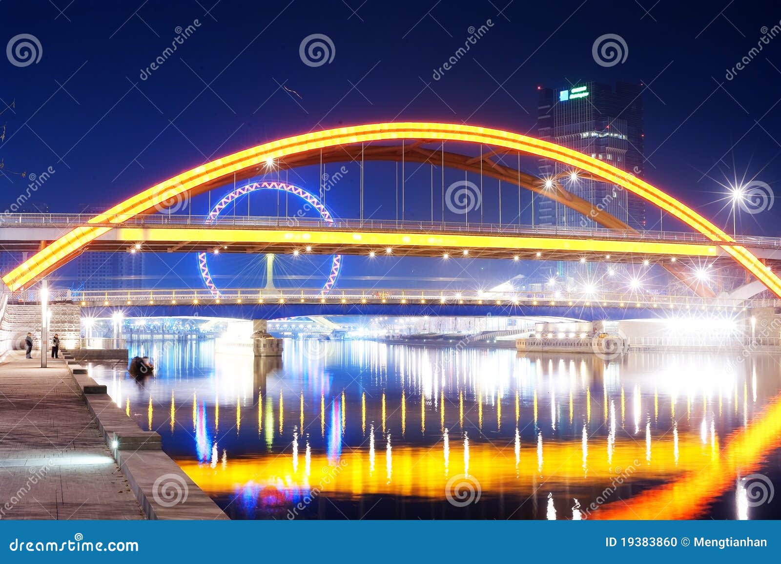 Chinese bridges stock photo. Image of black, blue, china - 19383860