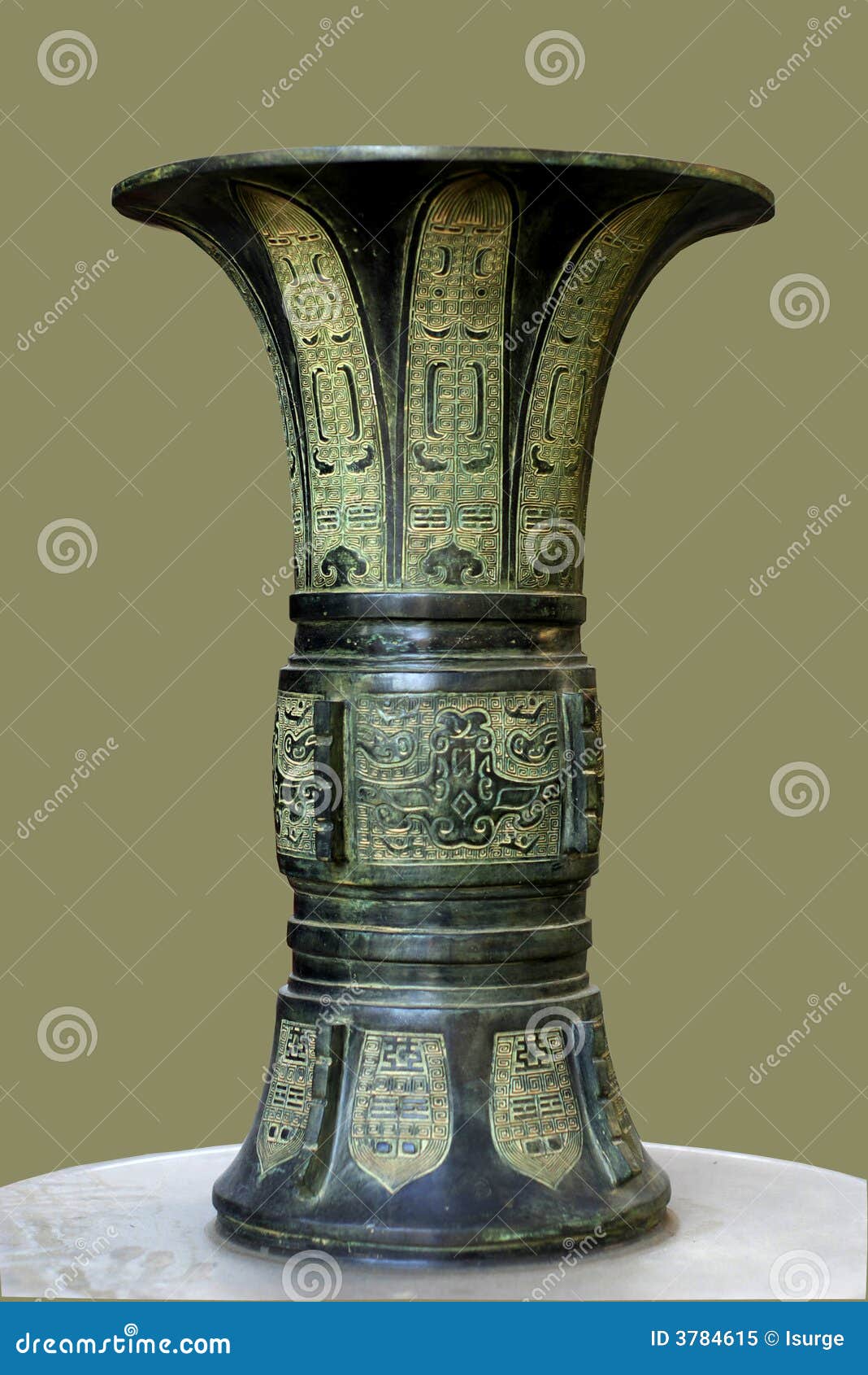 Chinese bronze goblet stock image. Image of history, decorative - 3784615