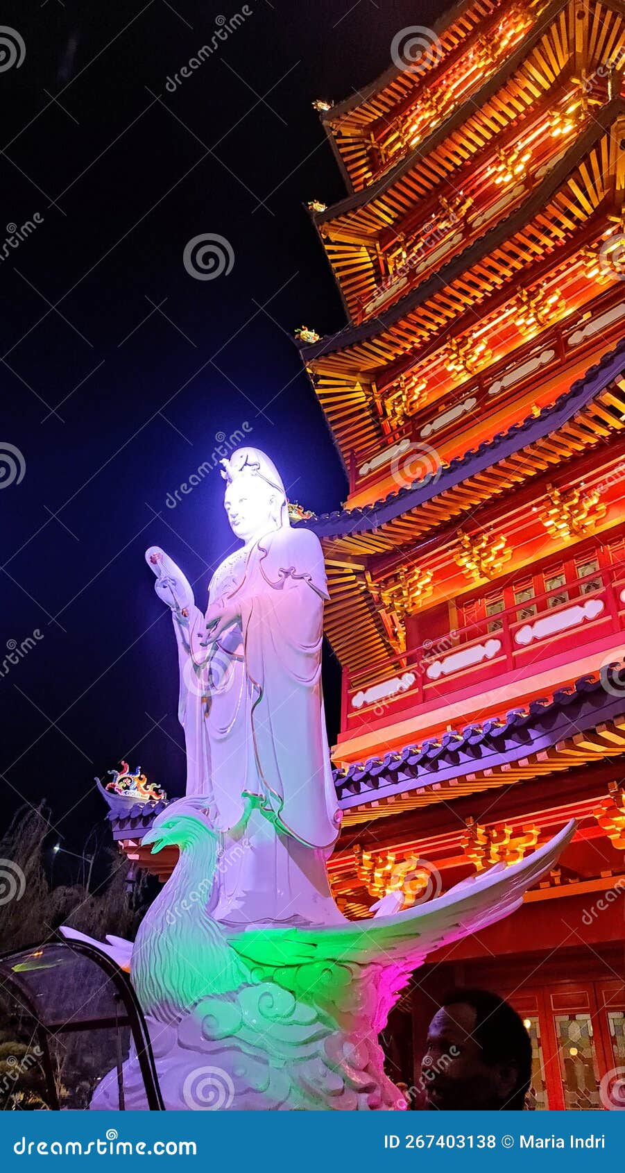 Chinese Buddha Building is Awesome Art Stock Illustration ...