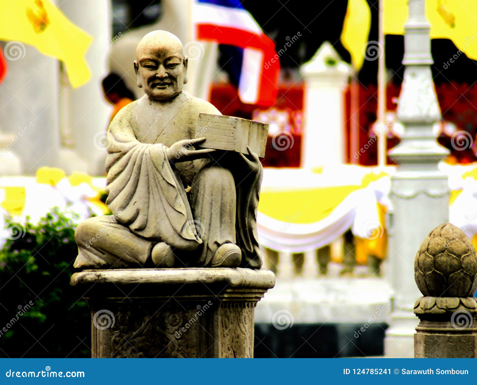 Chinese Buddha Statue the Wisdom Inpiration Stock Image - Image of ...