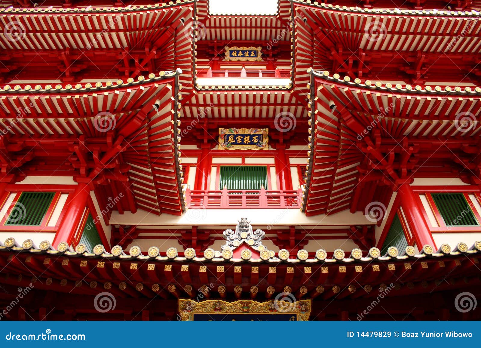 Chinese Buddha Temple Texture Stock Image - Image of centre, district ...