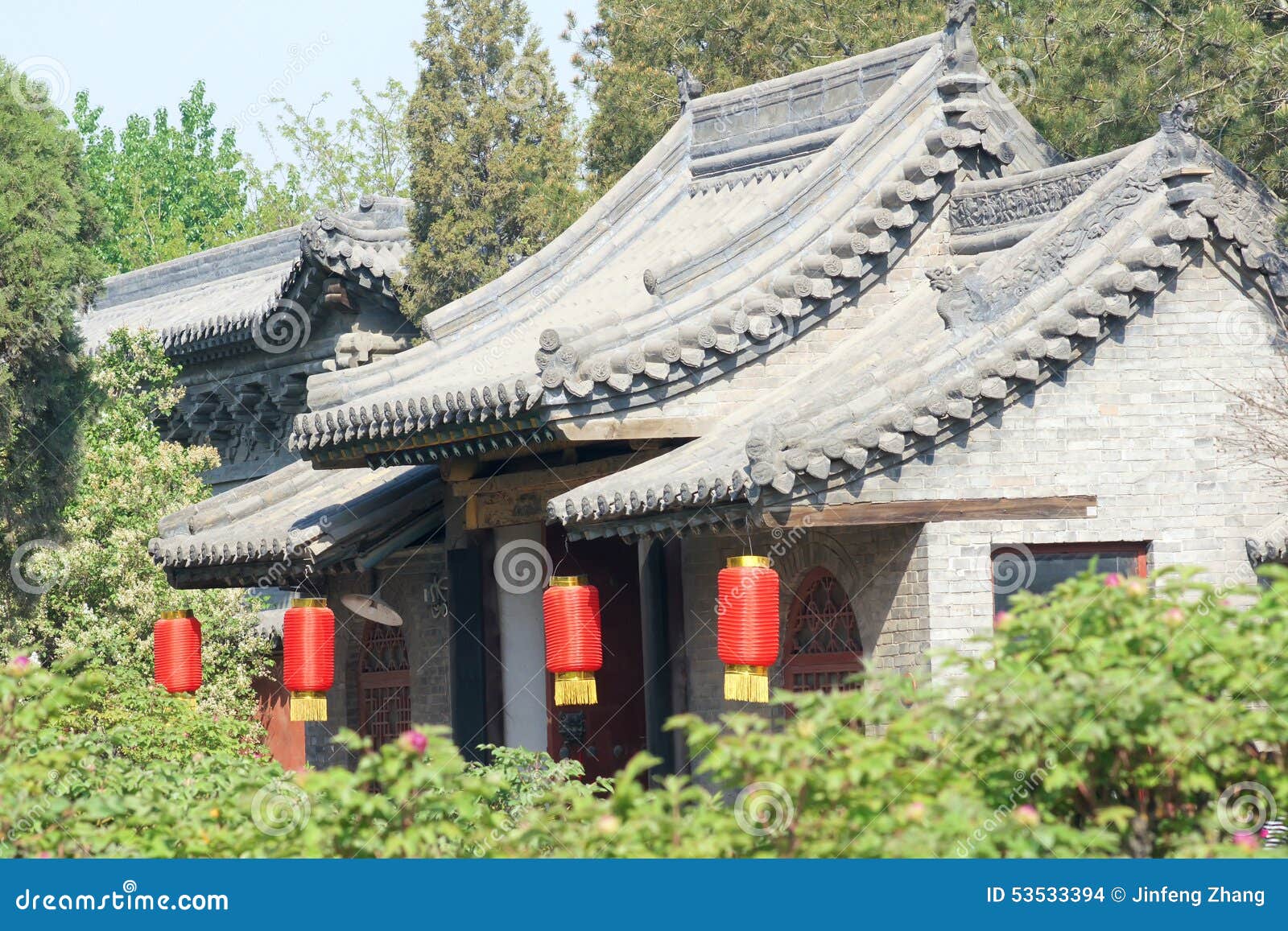 Chinese building stock photo. Image of traditional, dwelling - 53533394