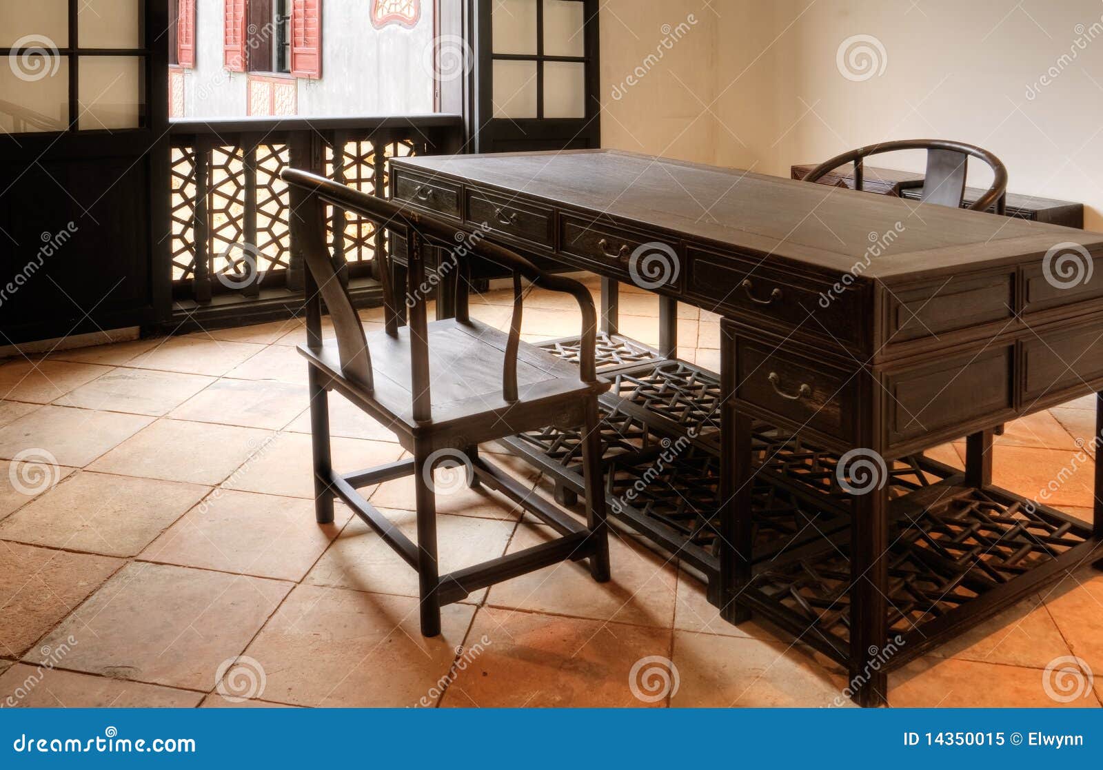 Chinese building interior stock image. Image of asian - 14350015