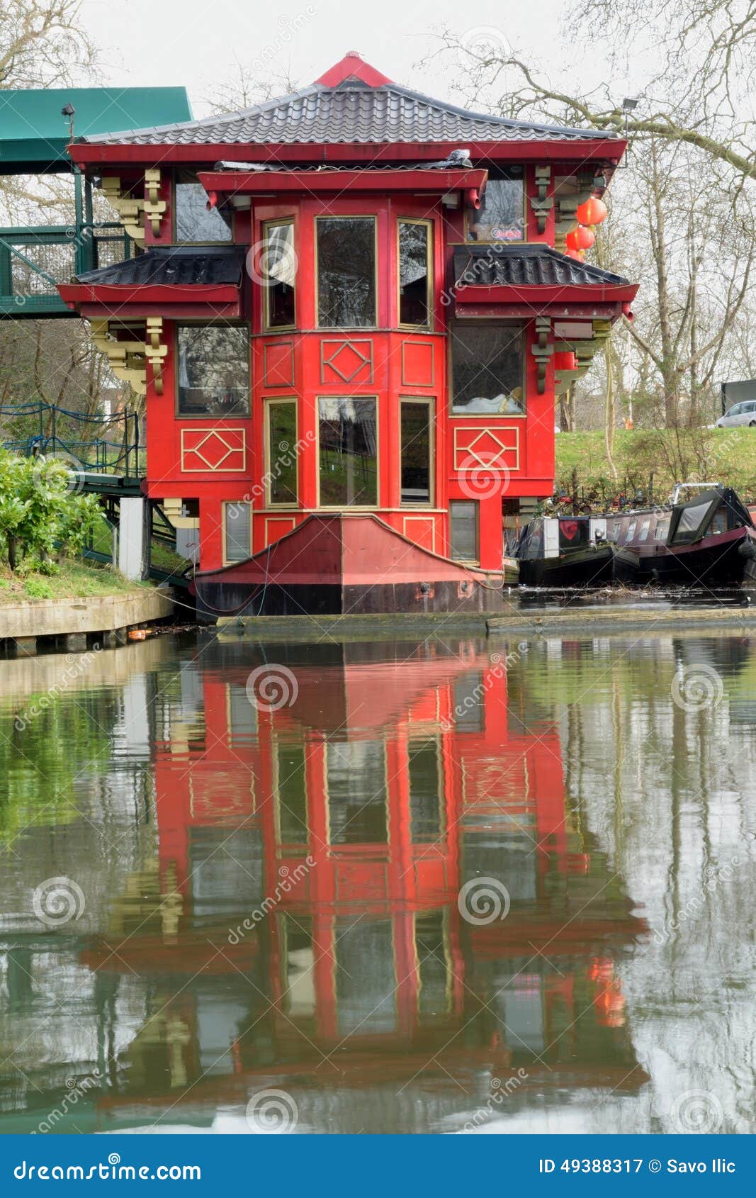 Chinese building stock image. Image of east, river, canal - 49388317
