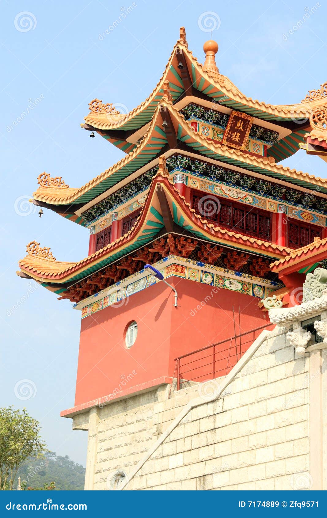 Chinese buildings stock image. Image of architecture, famous - 7174889