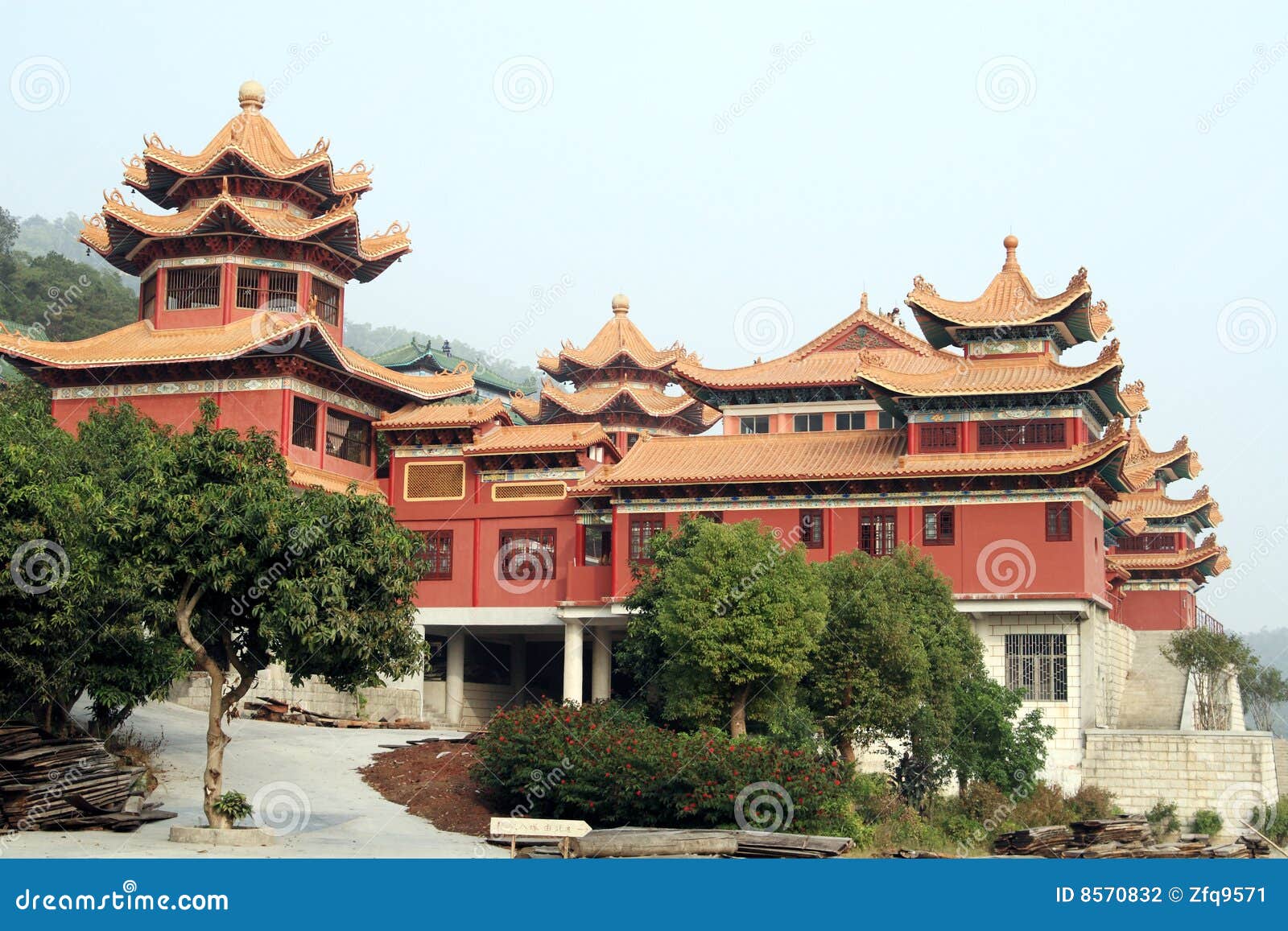 Chinese buildings stock photo. Image of history, building - 8570832