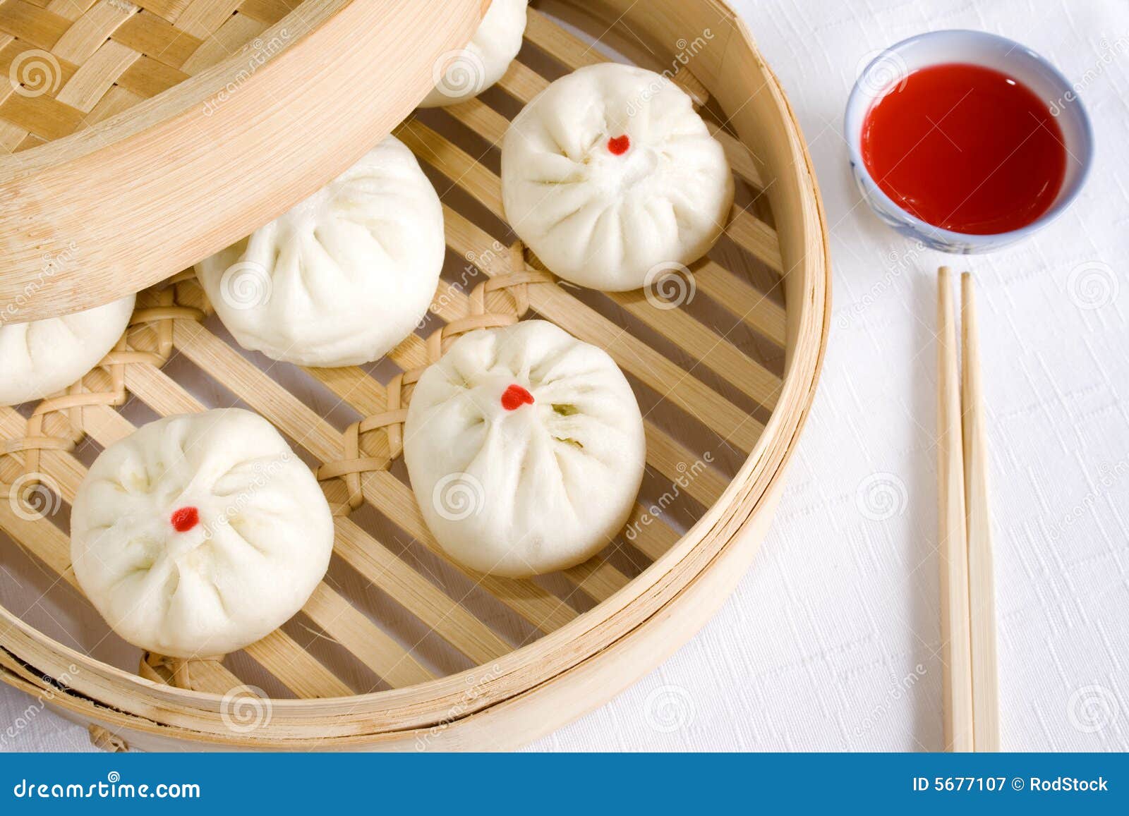 Chinese buns stock image. Image of chopsticks, bakery - 5677107