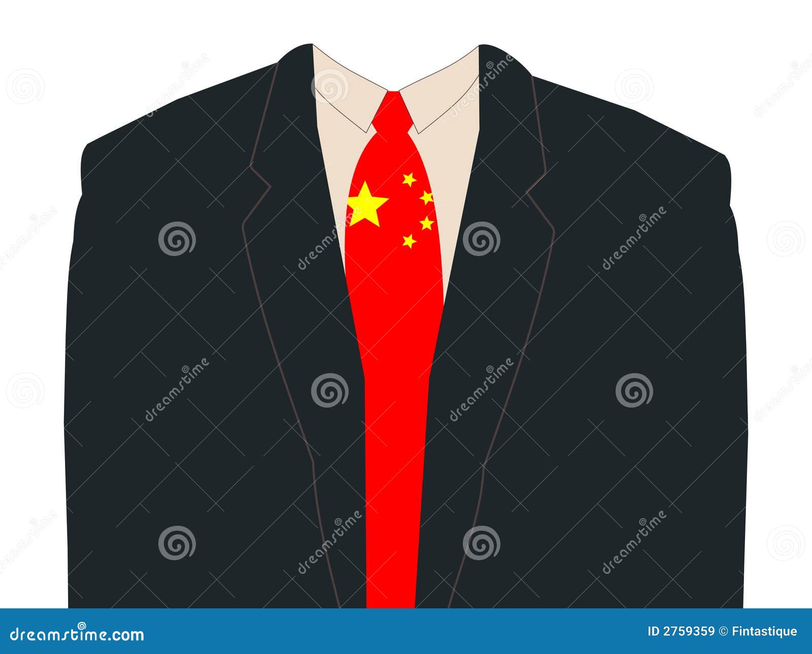 Chinese business man stock vector. Illustration of patriot - 2759359
