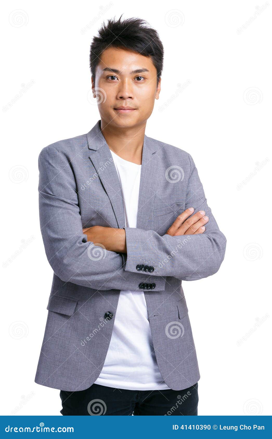 Chinese business man stock photo. Image of class, cross - 41410390