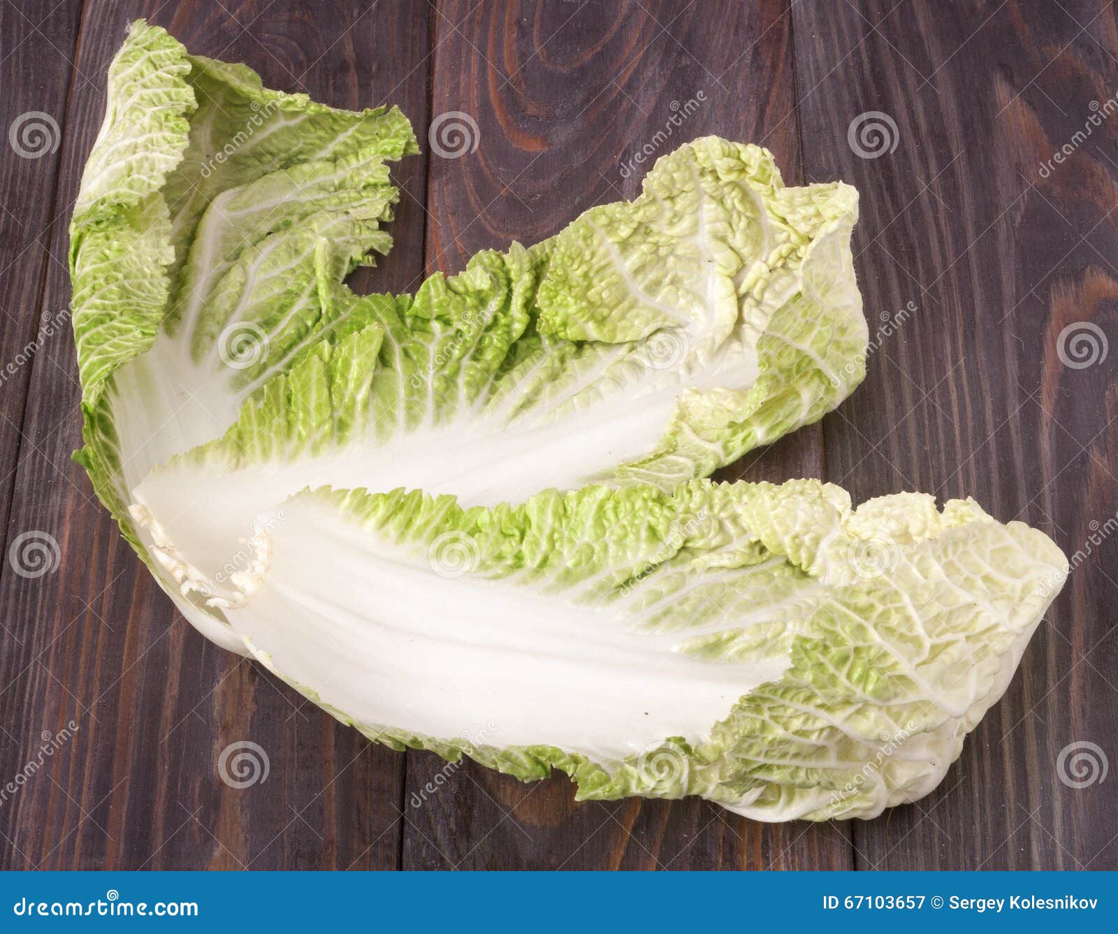 Chinese Cabbage-Michilli on Wooden Table Stock Image - Image of healthy ...