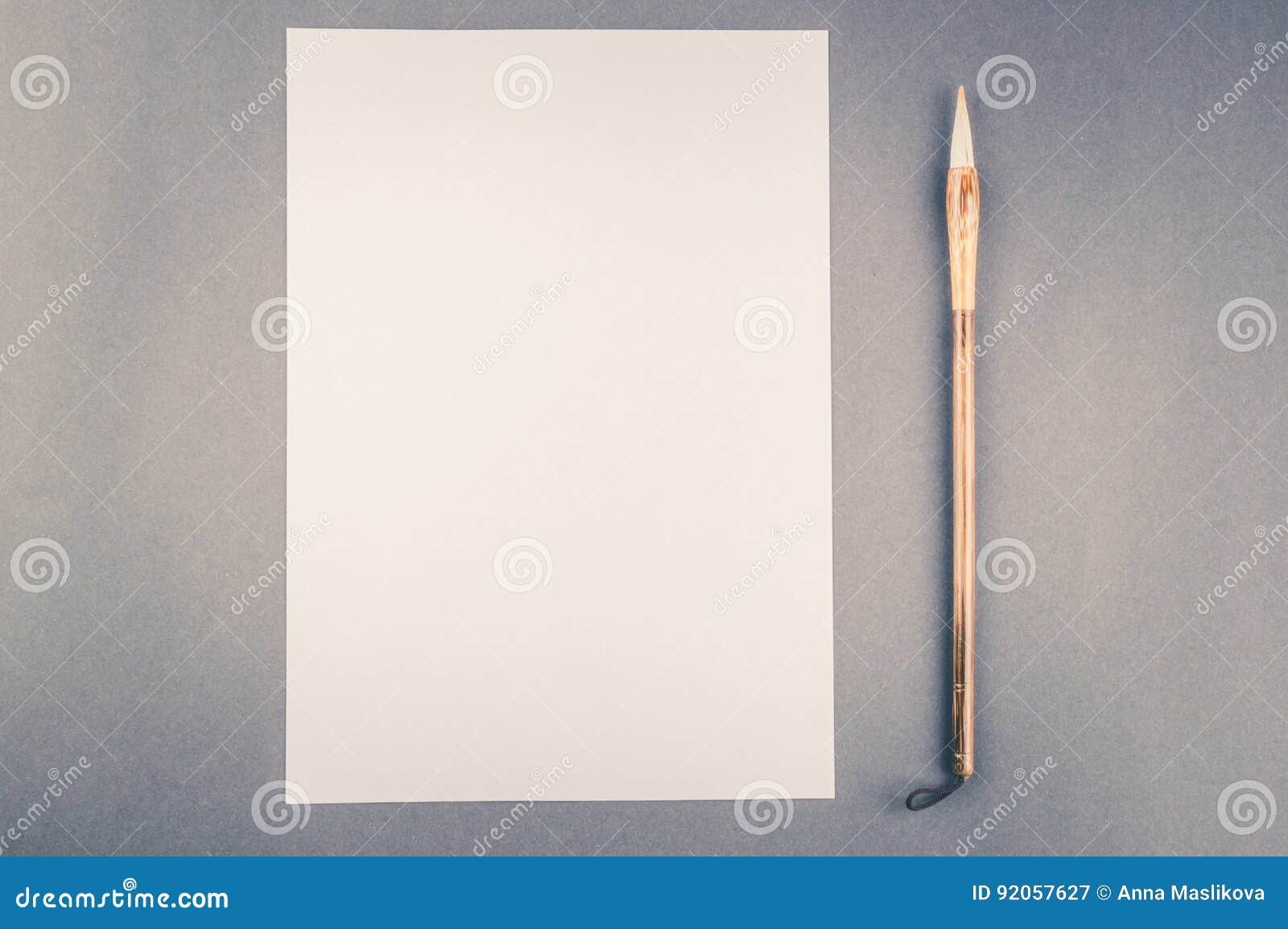 Chinese Calligraphy Brush for Traditional Writing Stock Image - Image ...