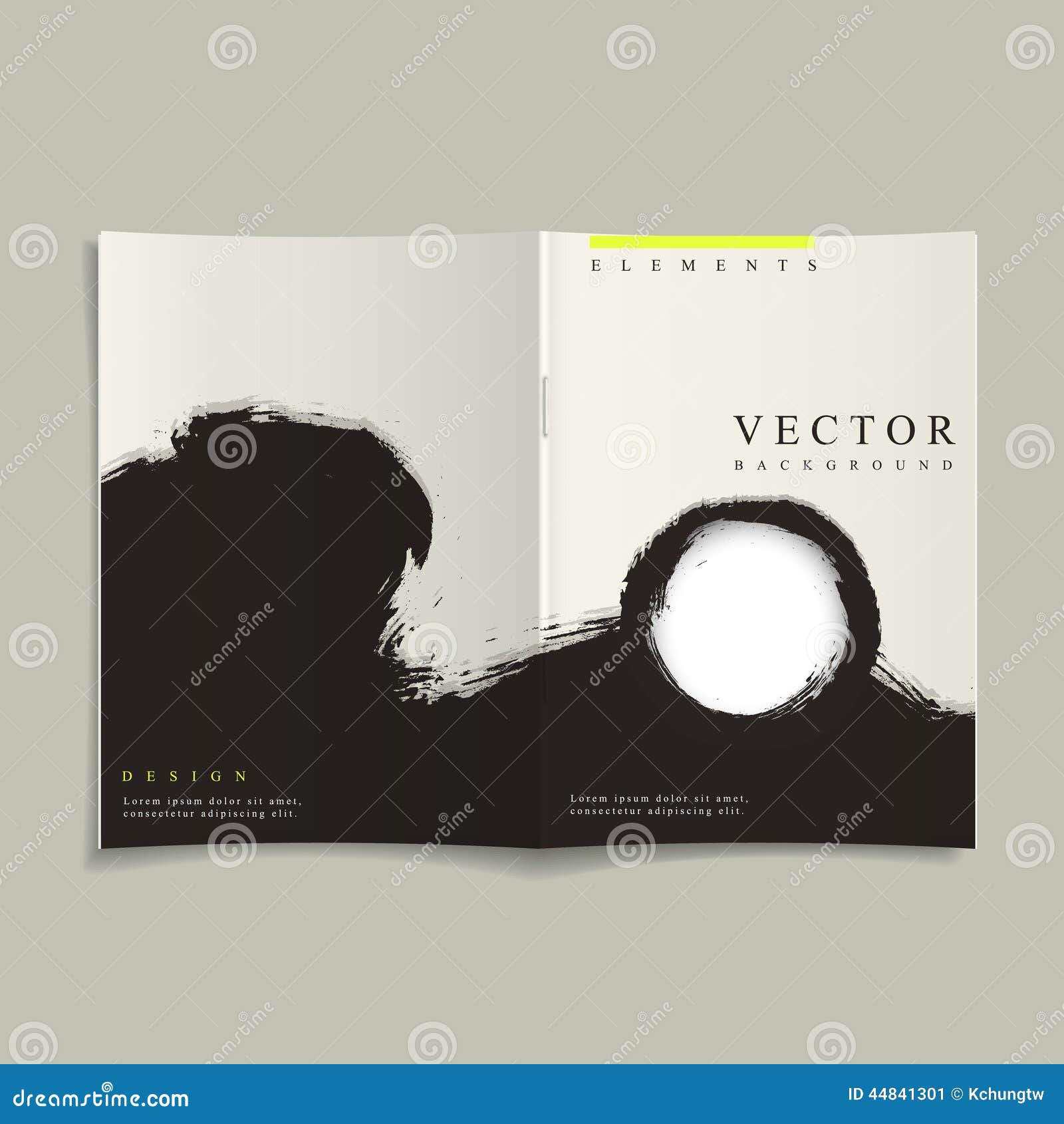 Chinese Calligraphy Style Book or Notebook Cover Stock Vector ...